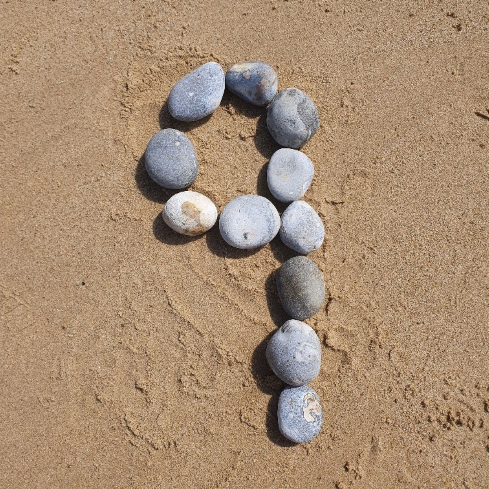 Pebble Number Counting Cards - EYFS Outdoors - Beach Theme - Natural Learning Resources - Etsy