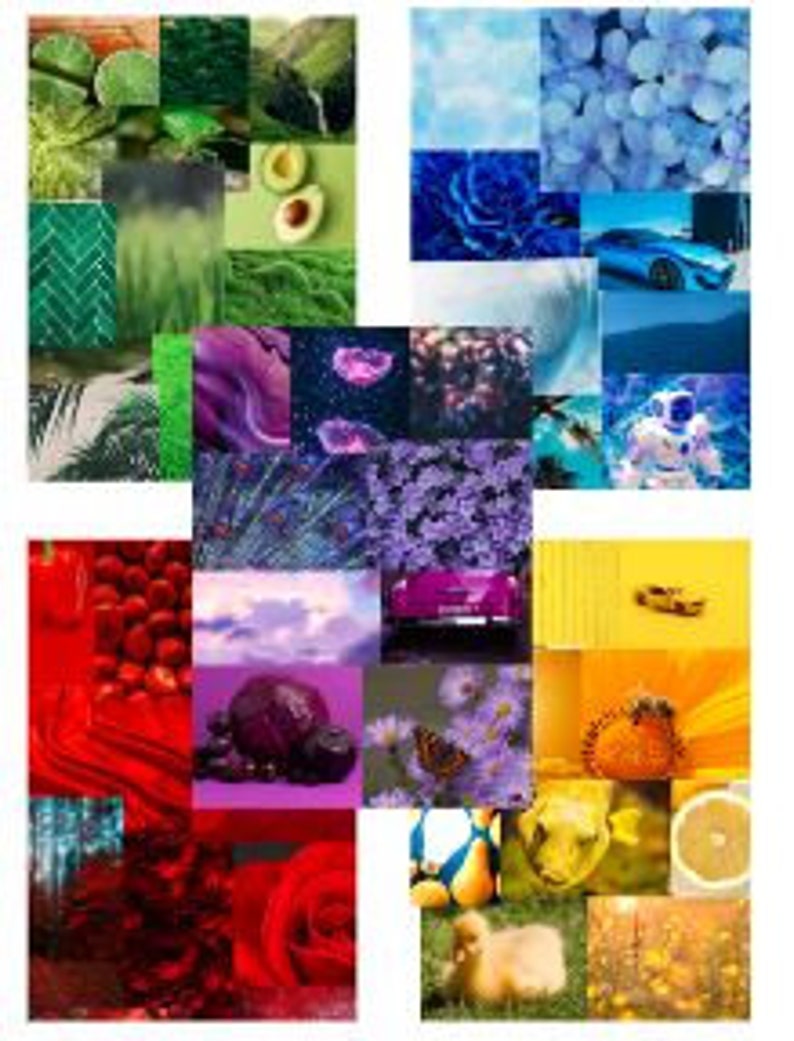 Natural Object Colour Posters | EYFS A4 Printable | Nature-inspired ...