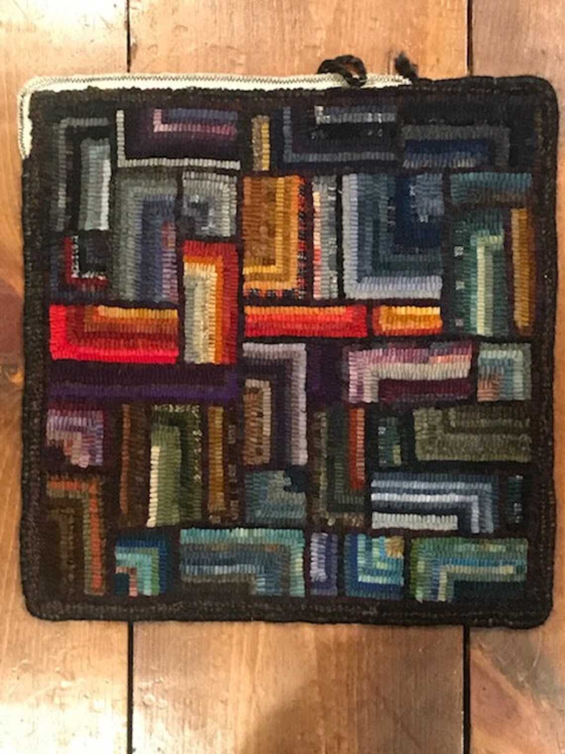 Hooked Rug landscape Blocks 2019 is My Original Design and Hooked by Me ...