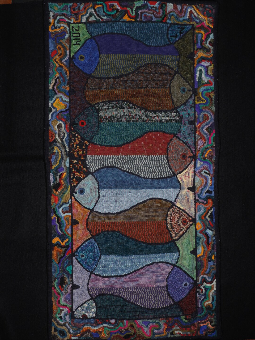 Pattern for a Hooked Rug, “tessellating Fish”, My Original Design. - Etsy