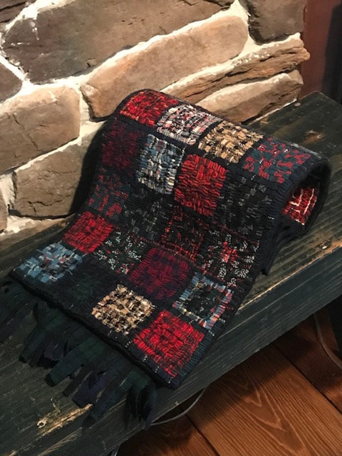 Hooked Rug – “tartan Window” - Etsy