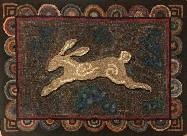 Pattern for a Hooked Rug - “runaway Rabbit” - Etsy
