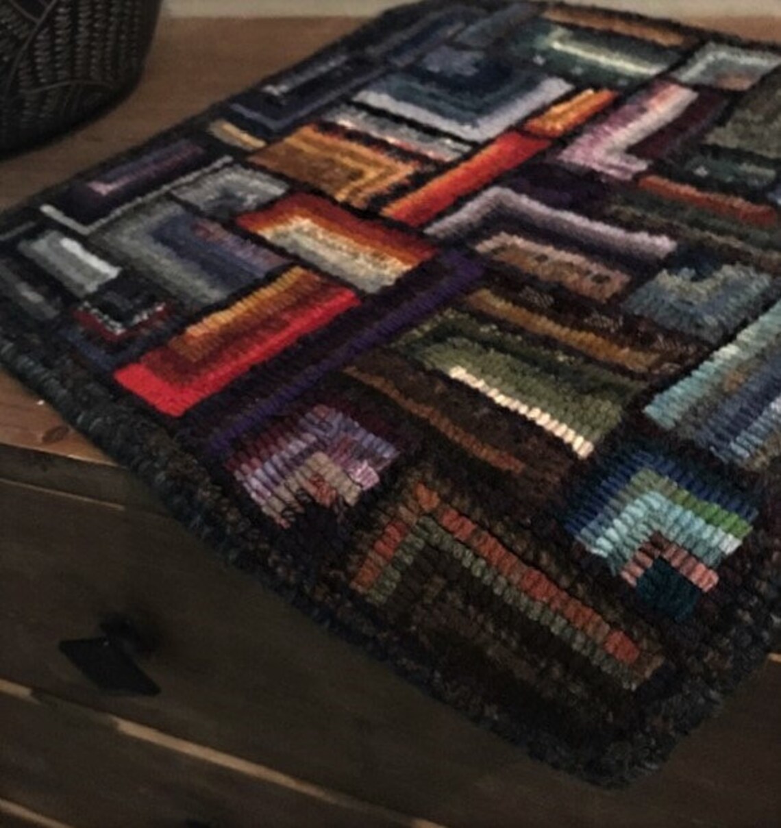 Hooked Rug landscape Blocks 2019 is My Original Design and Hooked by Me ...