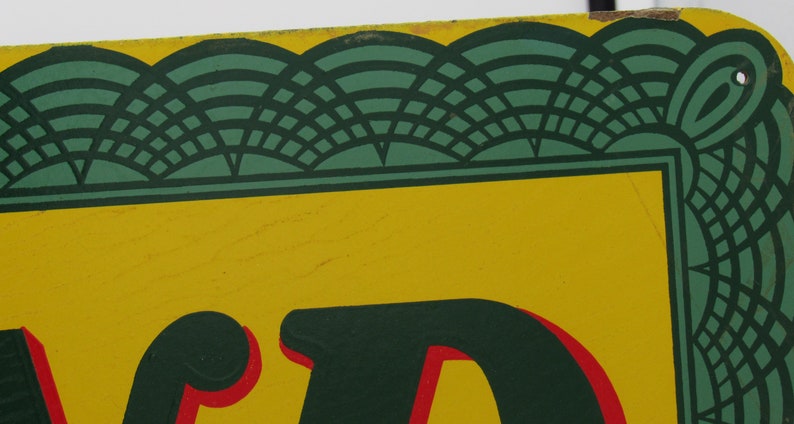 1940's Masonite Advertising Sign for Inland Tire Repair, Excellent ...