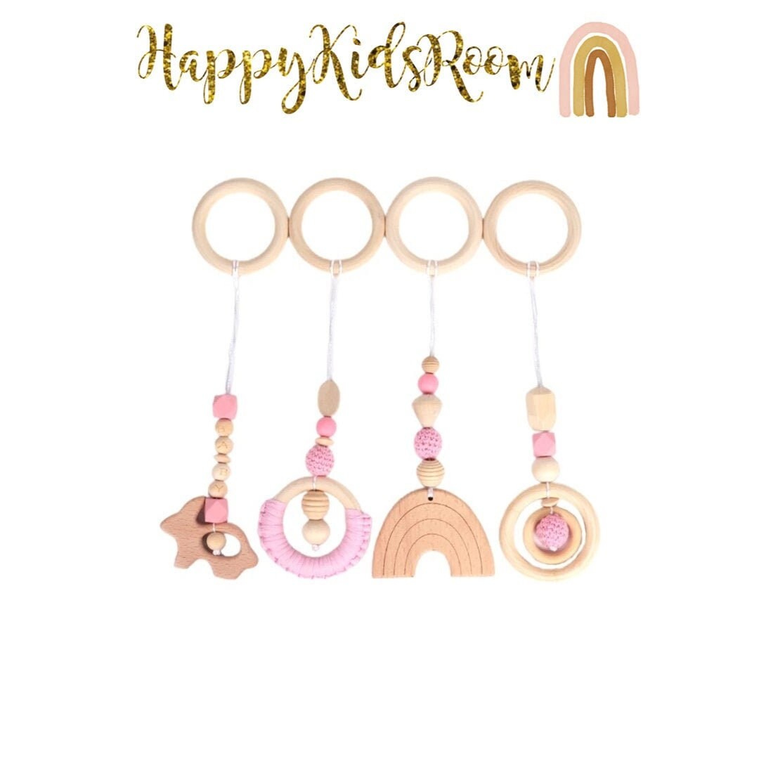 Play Bow / Trapeze Game Pendant Toys Set for Baby Gym Made of - Etsy