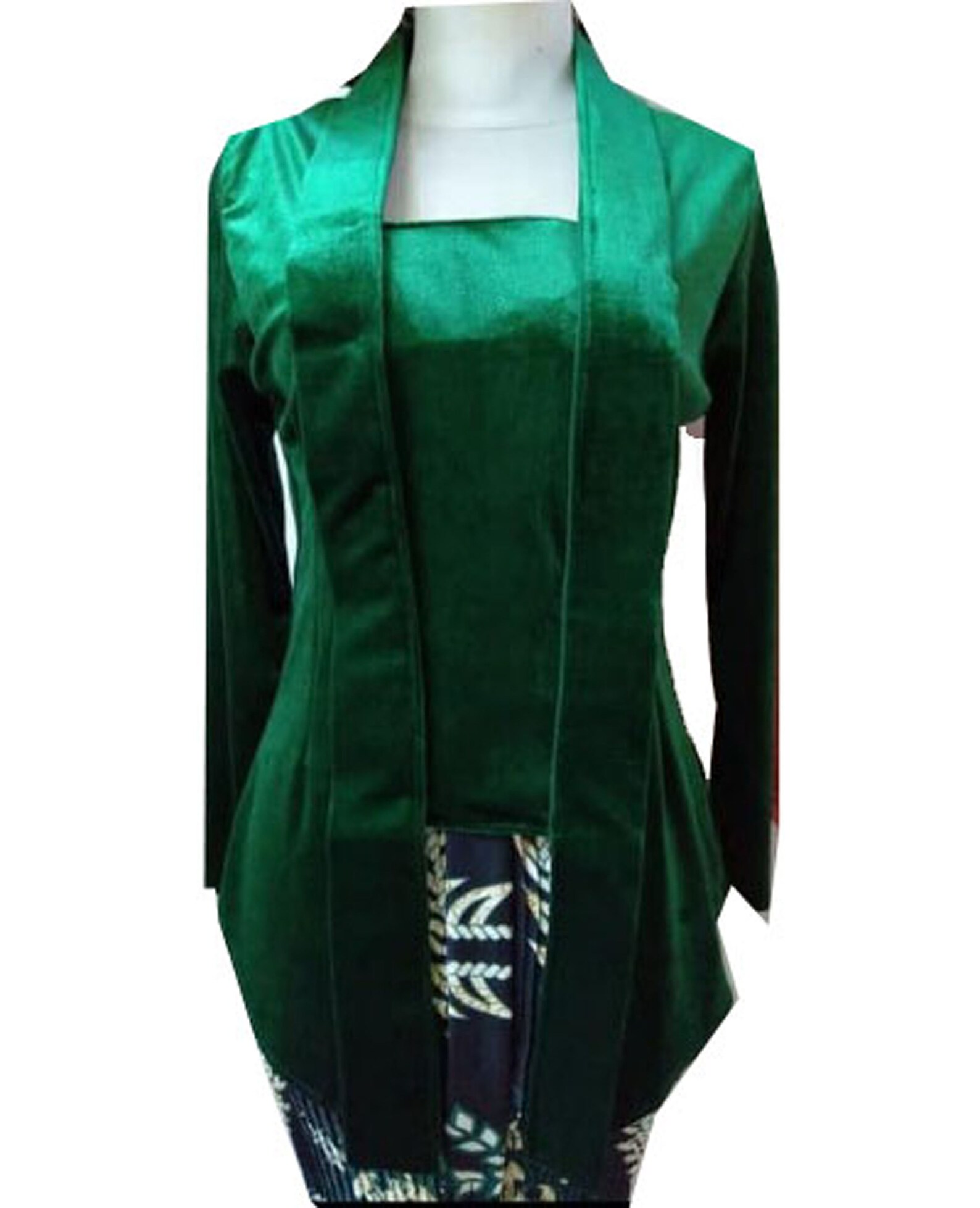 Kebaya Kuthu Baru Bludru, Kebaya Velvet, Kebaya Java - Etsy