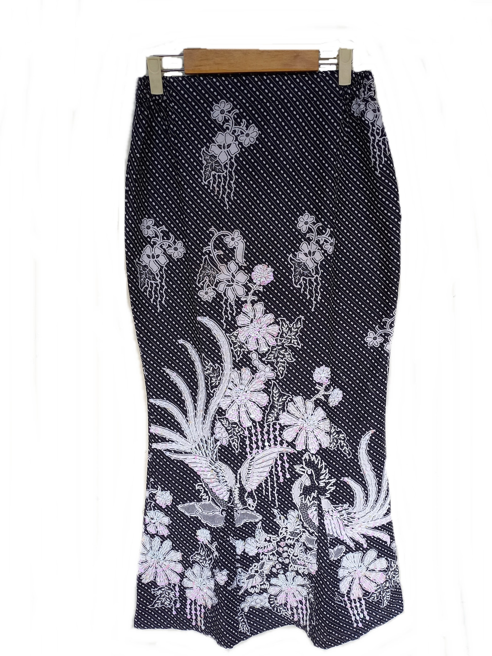 Sequin Batik Mermaid Skirt: Kebaya Wedding Sarong, Size XS-S - Etsy