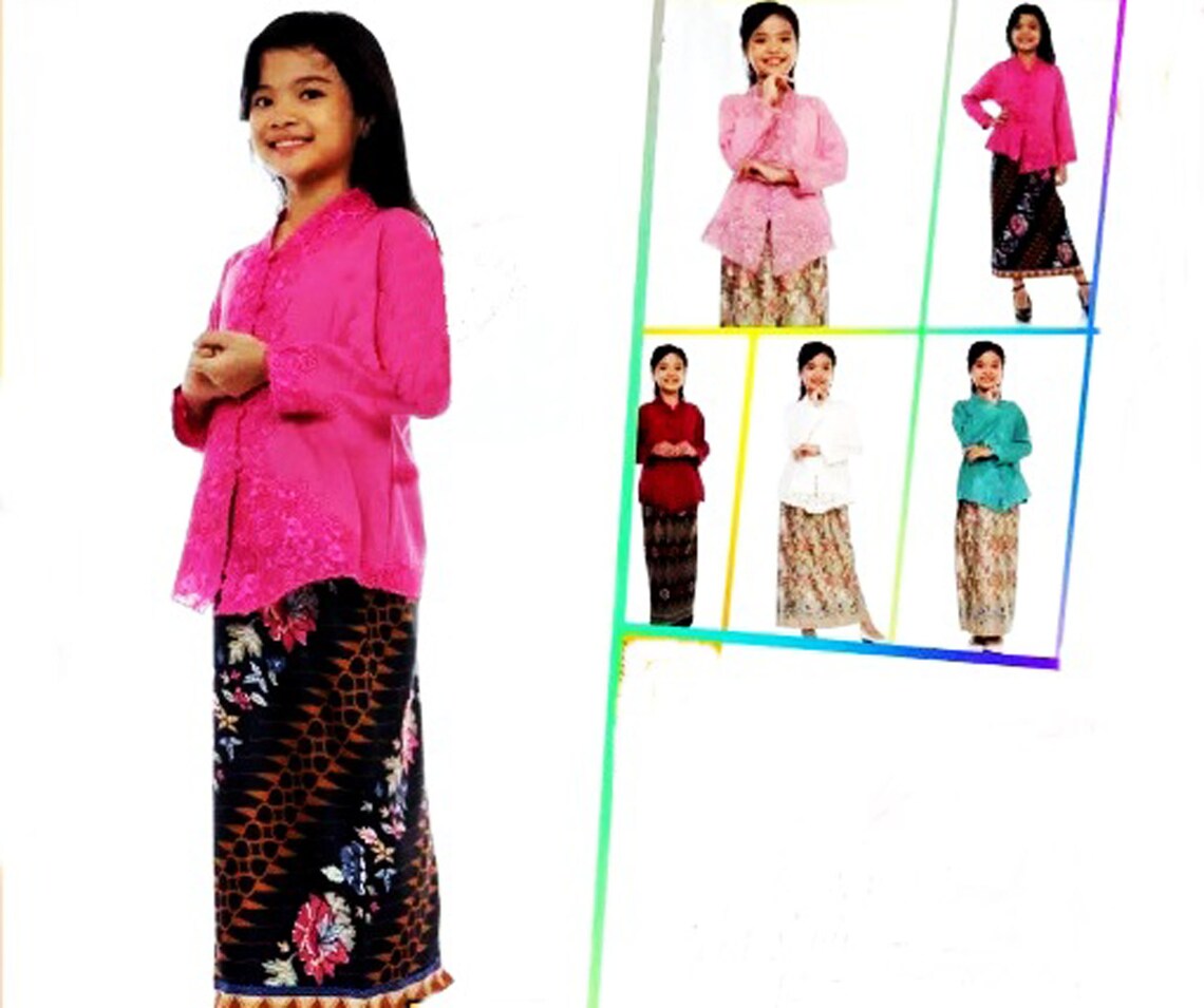 Kebaya for Kids, Kebaya Girl, Kebaya for Daughter - Etsy