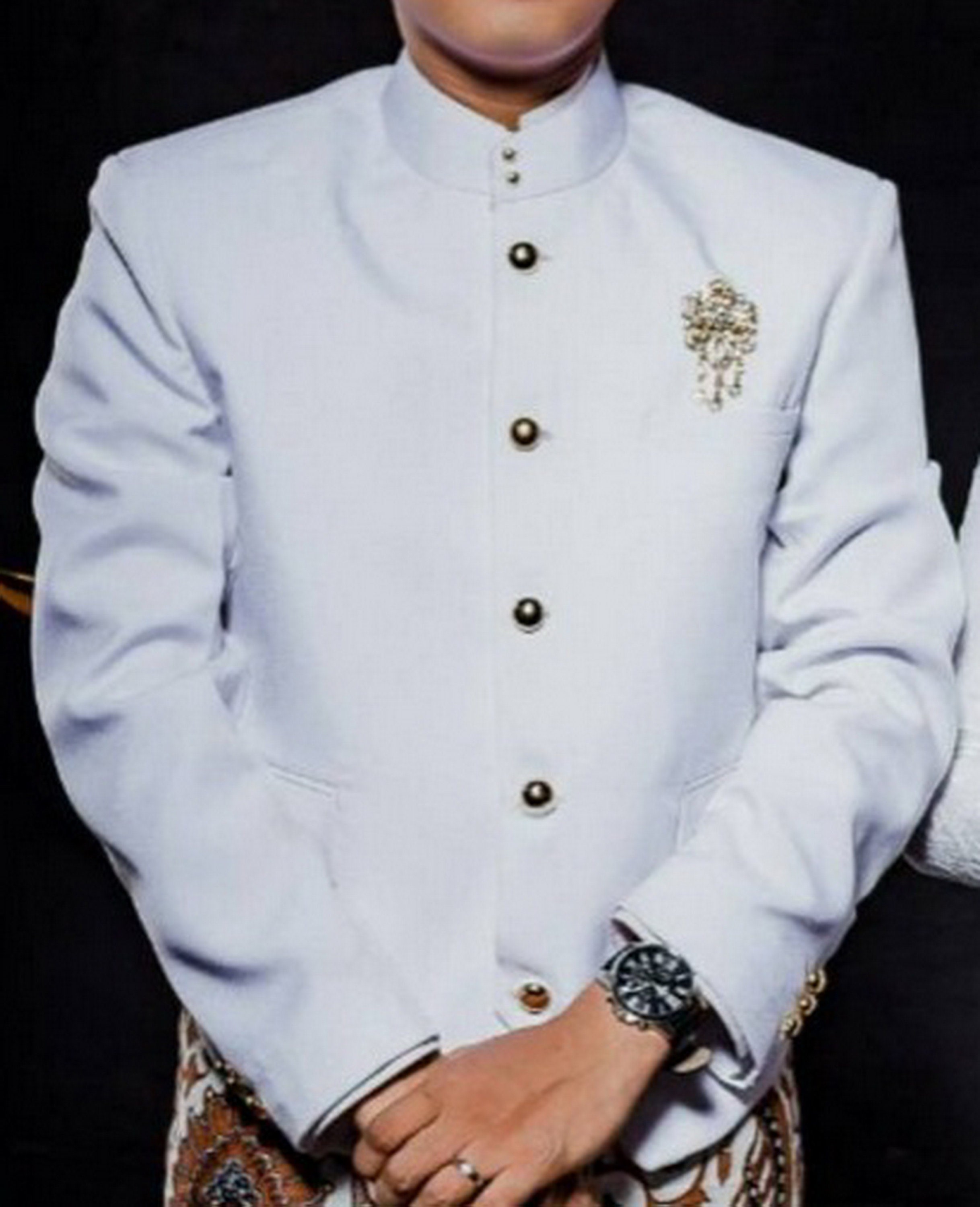 White Beskap Suit: Javanese Groom Wedding Attire - Jogjakarta Style - Etsy