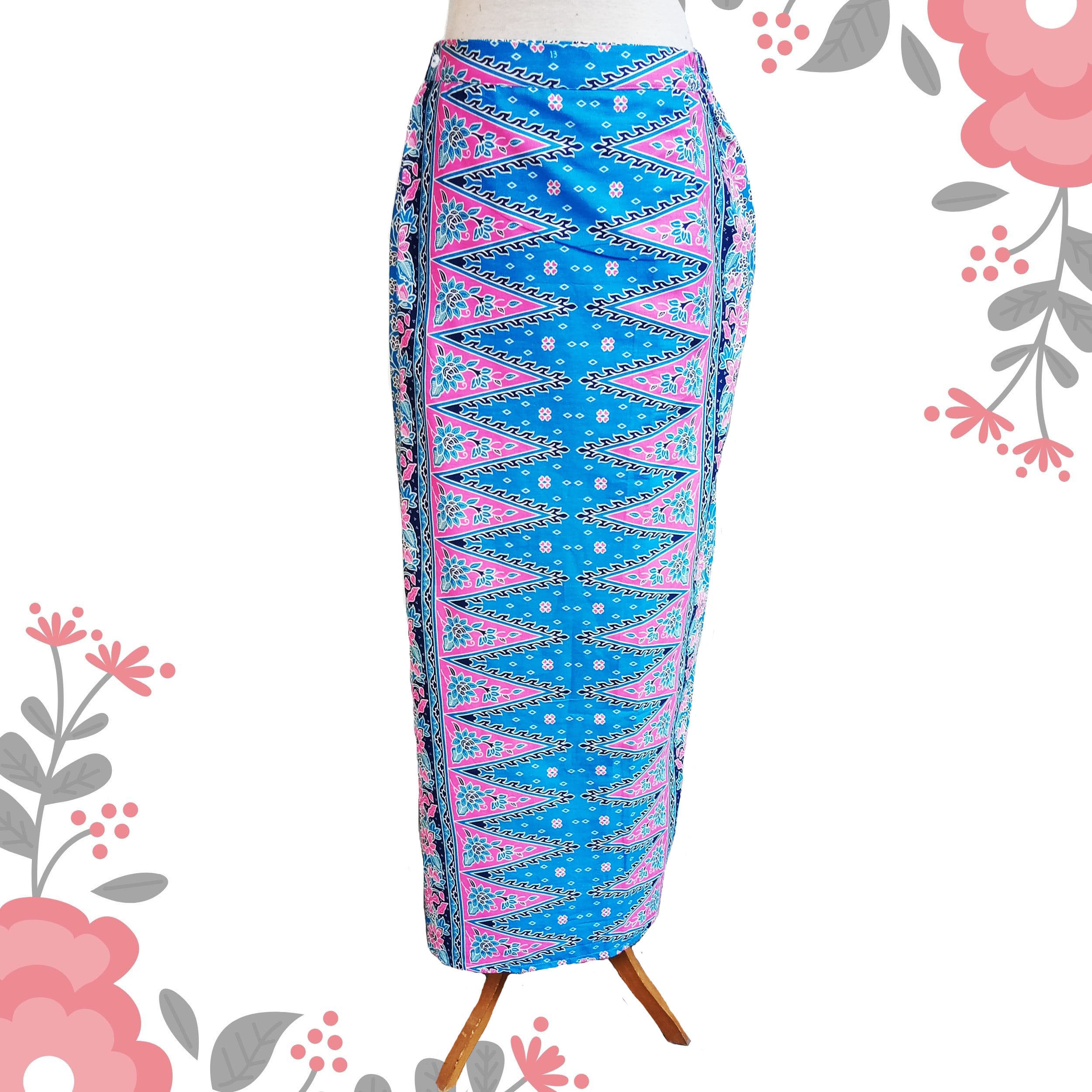 Sarong Kebaya, Batik Skirt Peranakan, Kebaya Nyonya's Skirt Size S, M ...