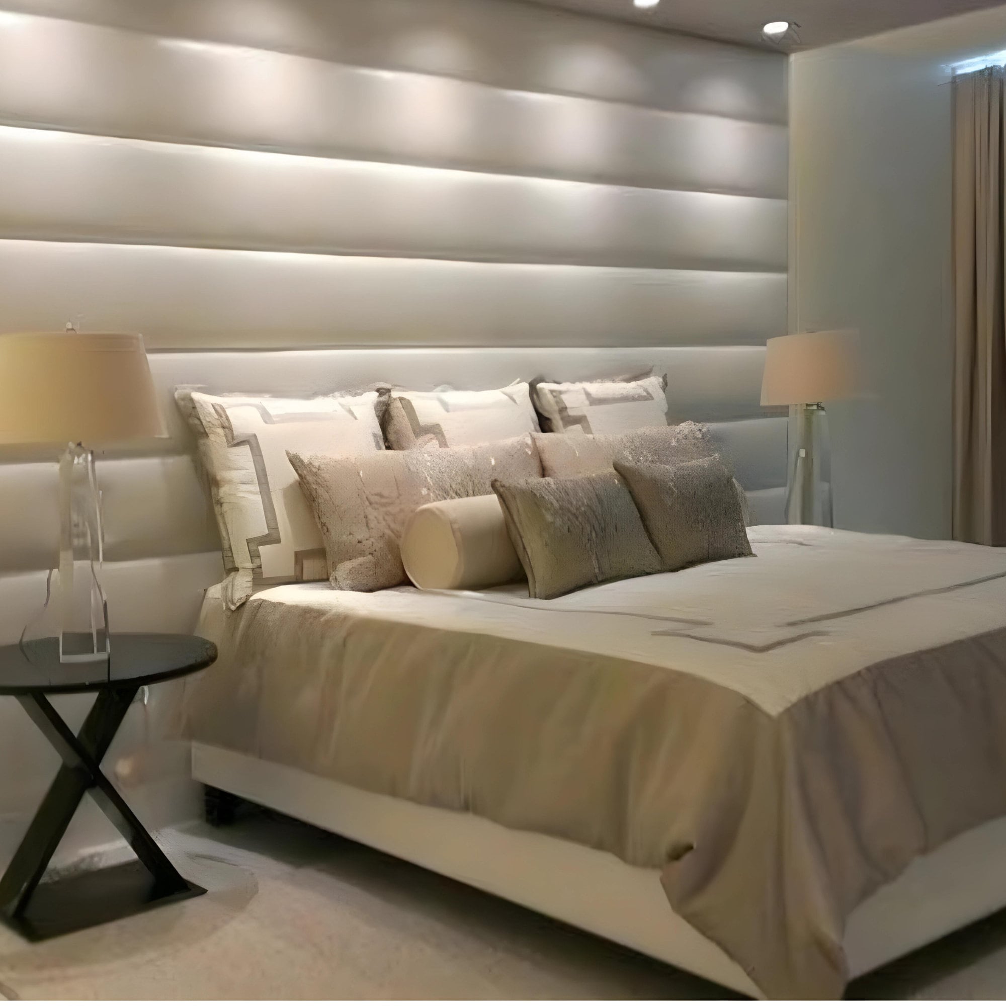 Horizontal Design Upholstered Wall Panels - Etsy