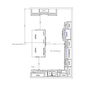 Kitchen Design, Elevations, Floorplan, and 3D Rendering - Etsy