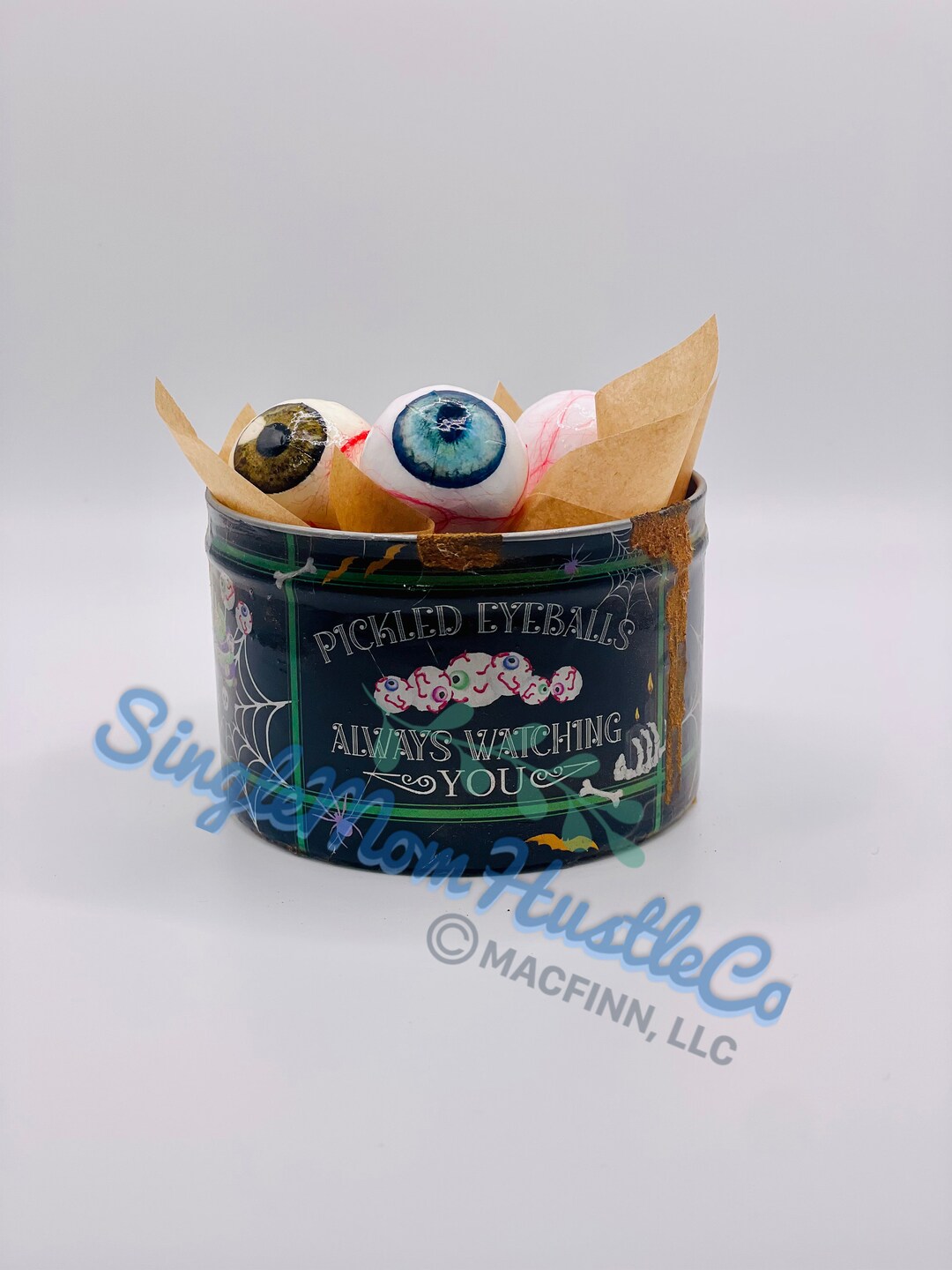 Pickled Eyeballs Halloween Candle Tin Wrap PDF Digital Download - Etsy