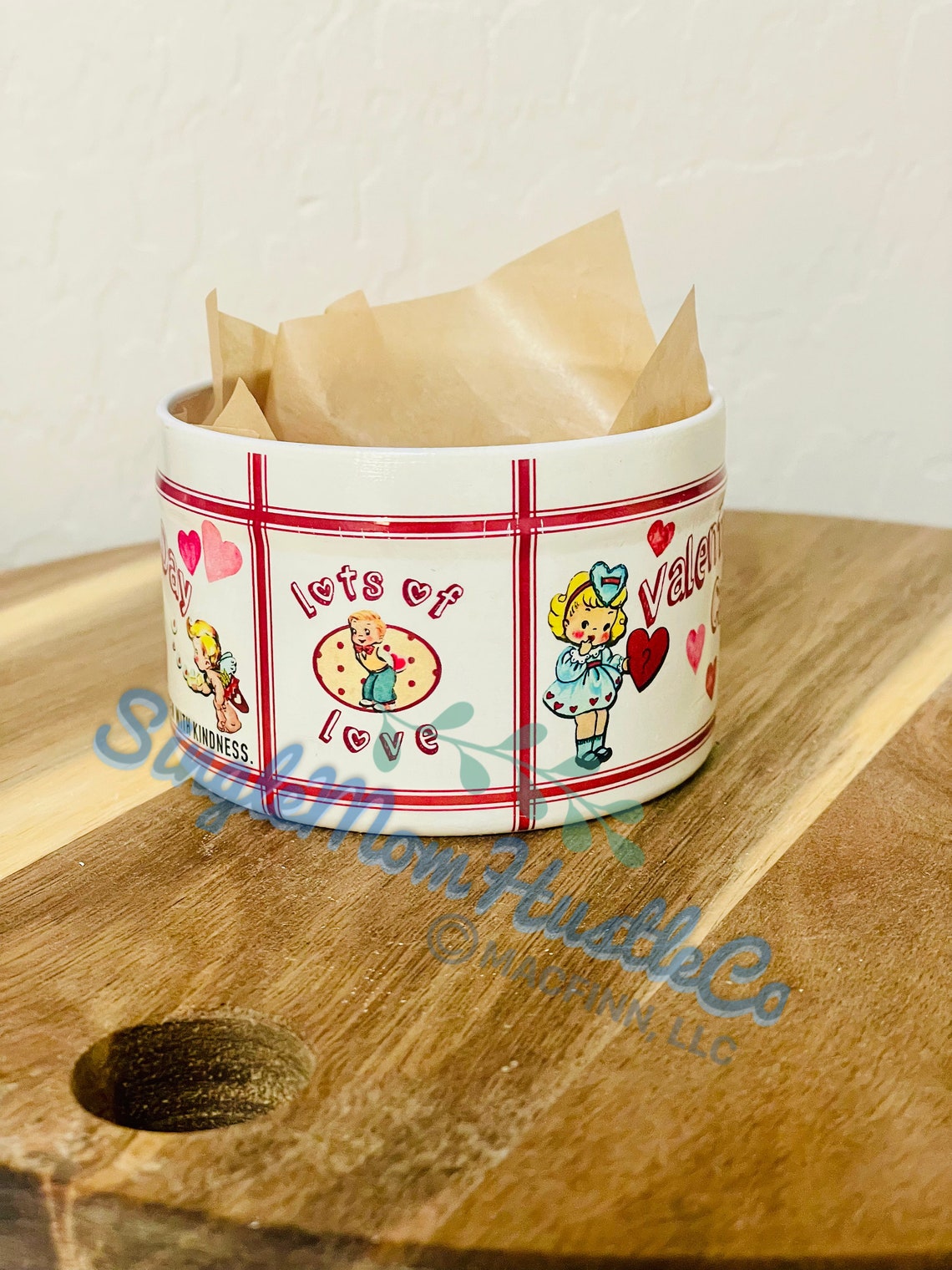 Valentine's Day Tin Wrap PDF Digital Download - Etsy
