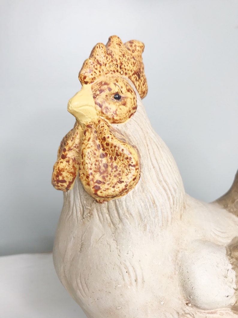 Large Rooster Statue Farmhouse Rooster Rustic Rooster - Etsy