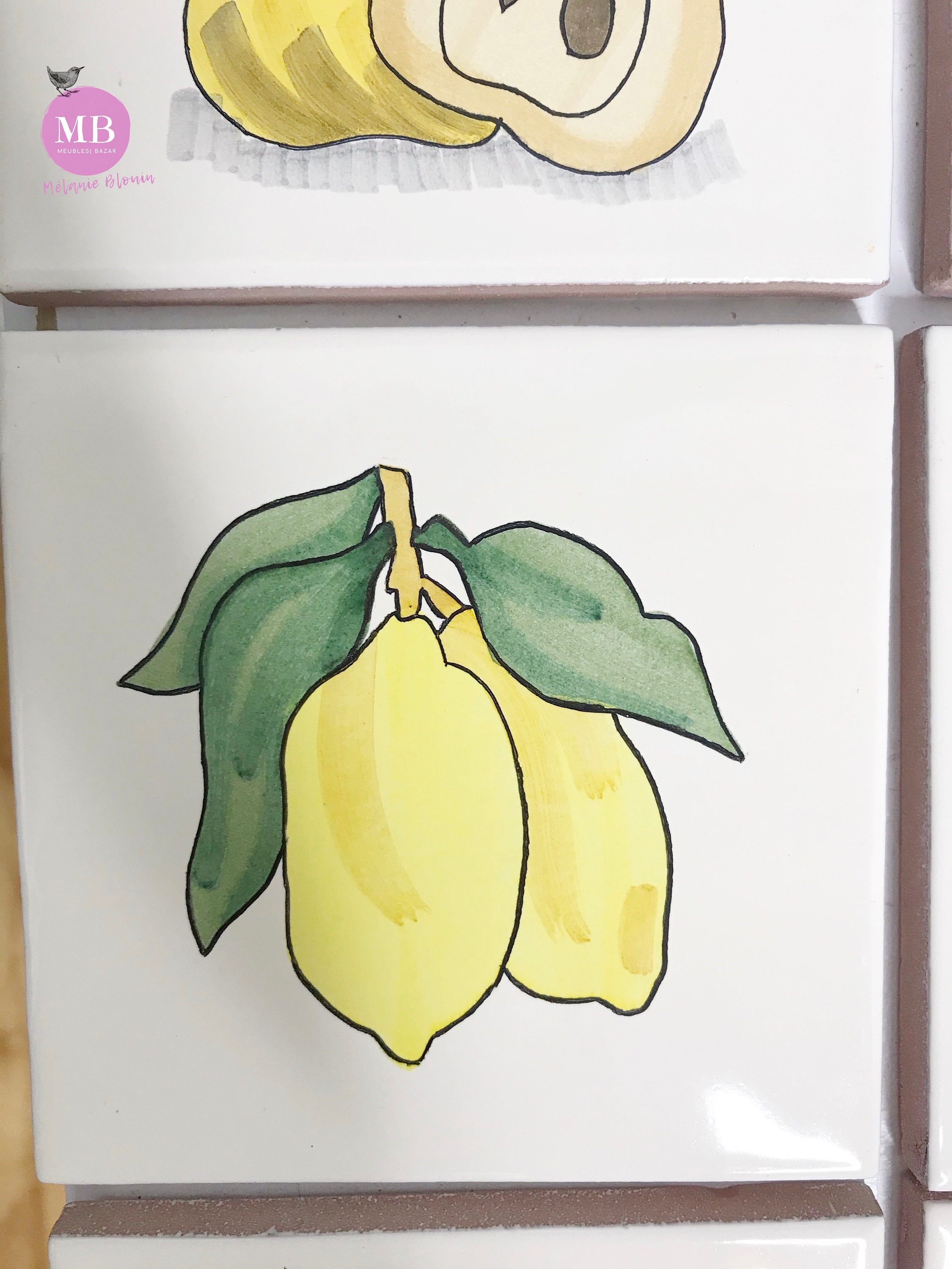 Kitchen Backsplash Tiles, Fruit Tile, Vegetable Tile, Painted Accent ...