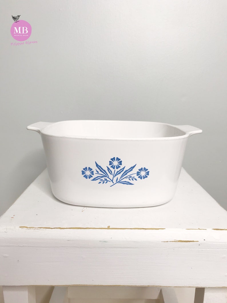 Vintage Corning Ware Cornflower Blue Corning Ware Big Dish | Etsy