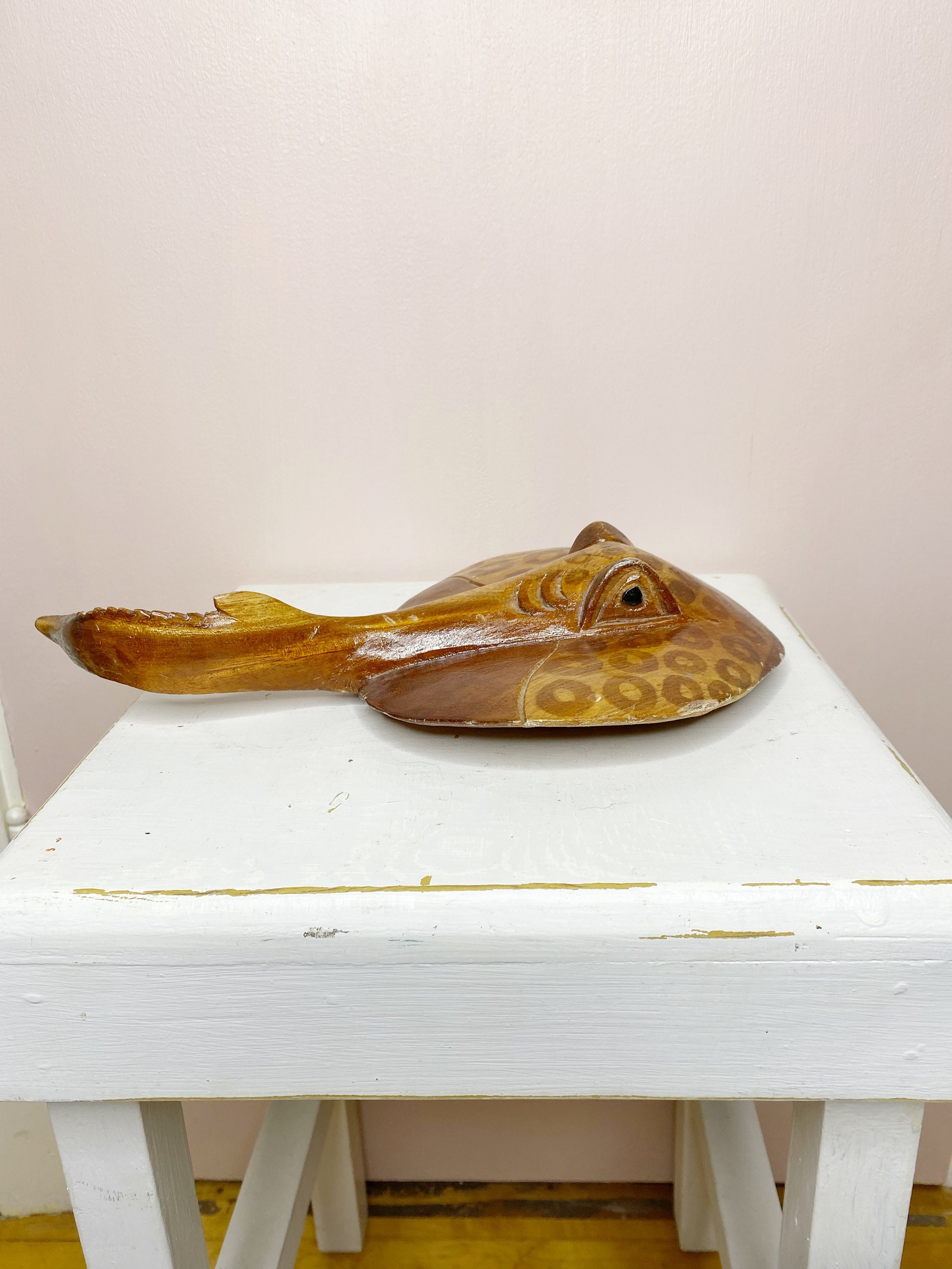 Wooden Manta Ray Statue Handmade Wooden Sculpture Manta Ray - Etsy