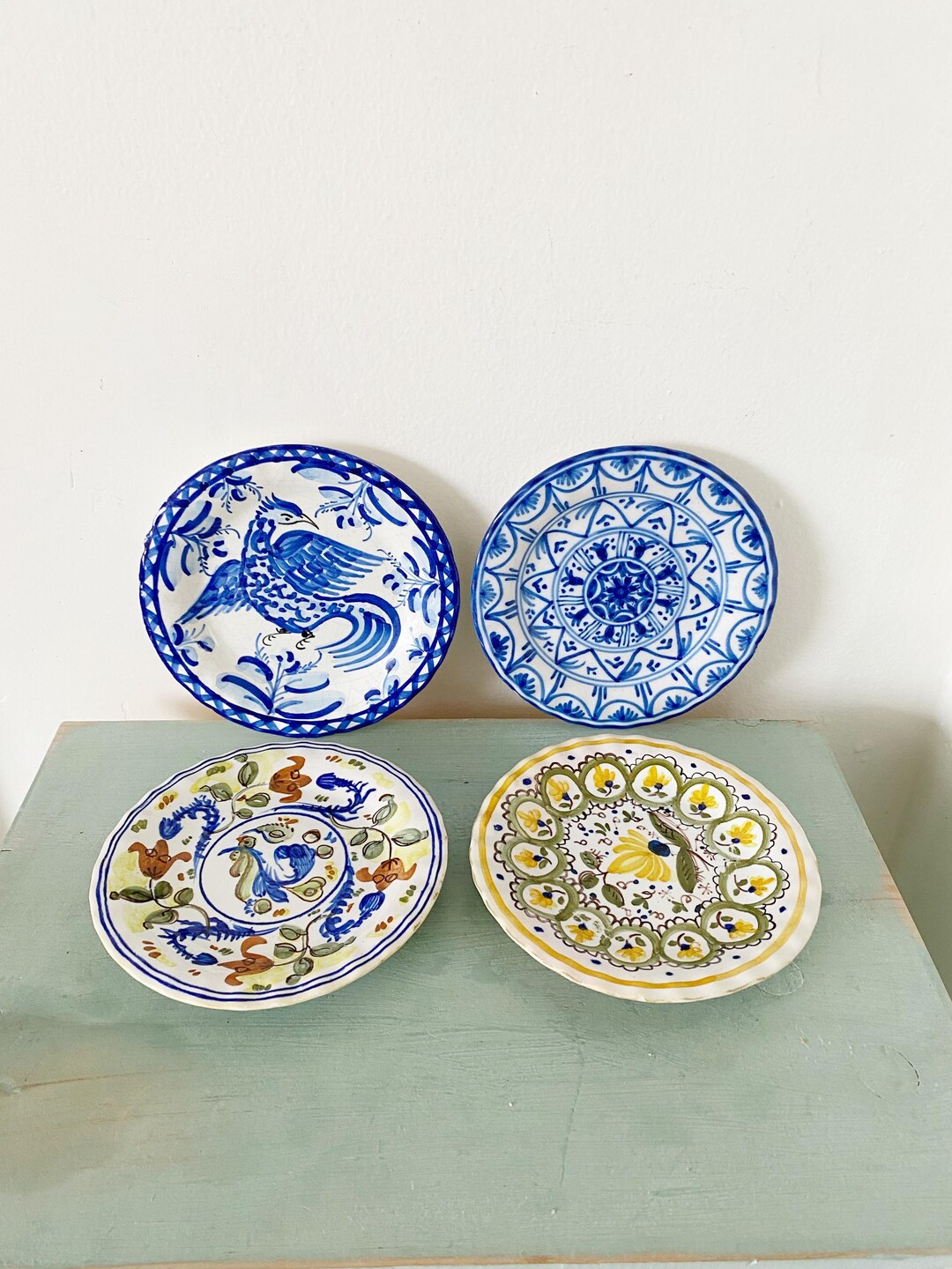 Vintage Spanish Figas Wall Hanging Decorative Plates - Etsy