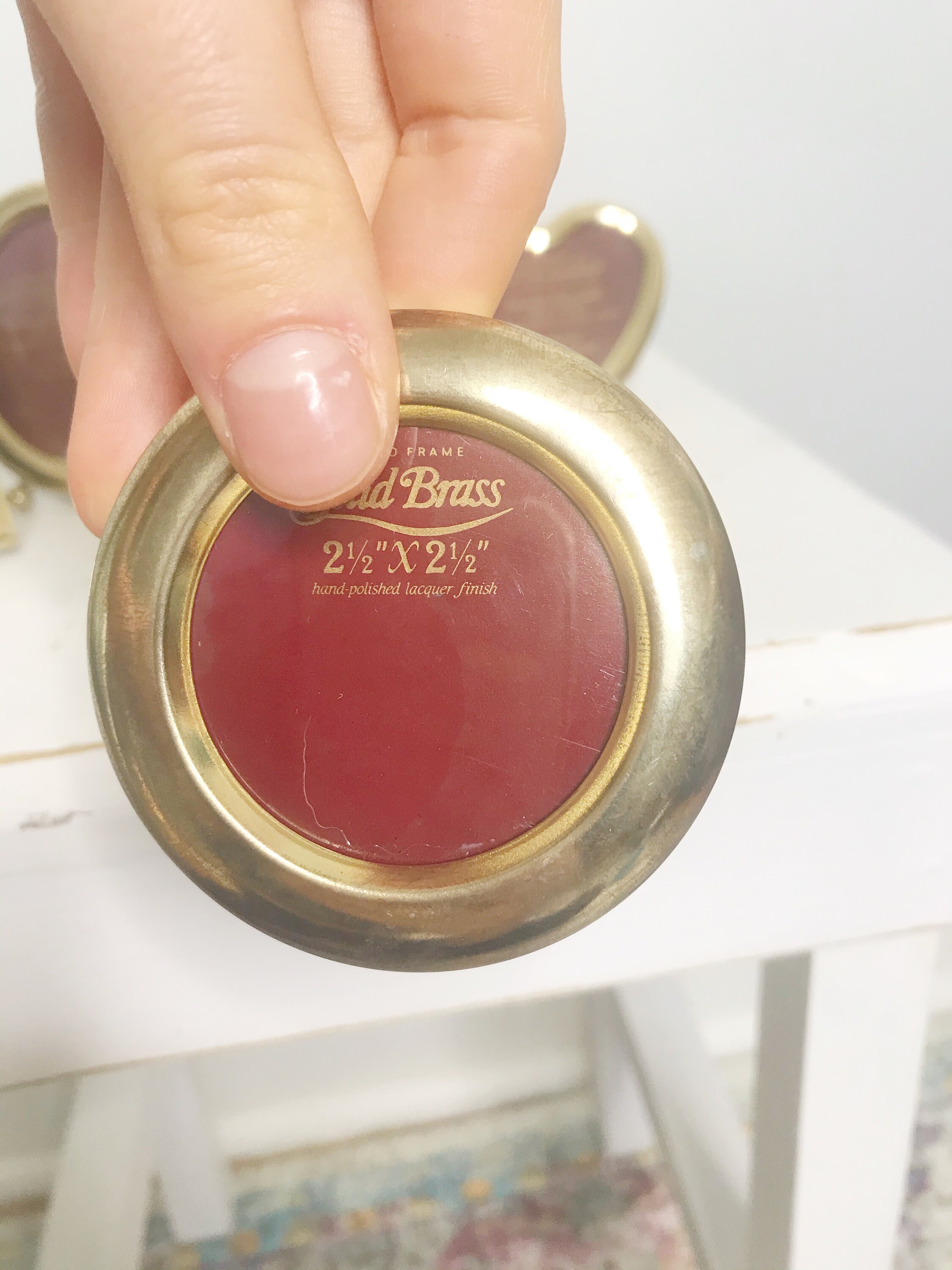 Vintage Small Brass Frames Gold Metal Picture Frames | Etsy