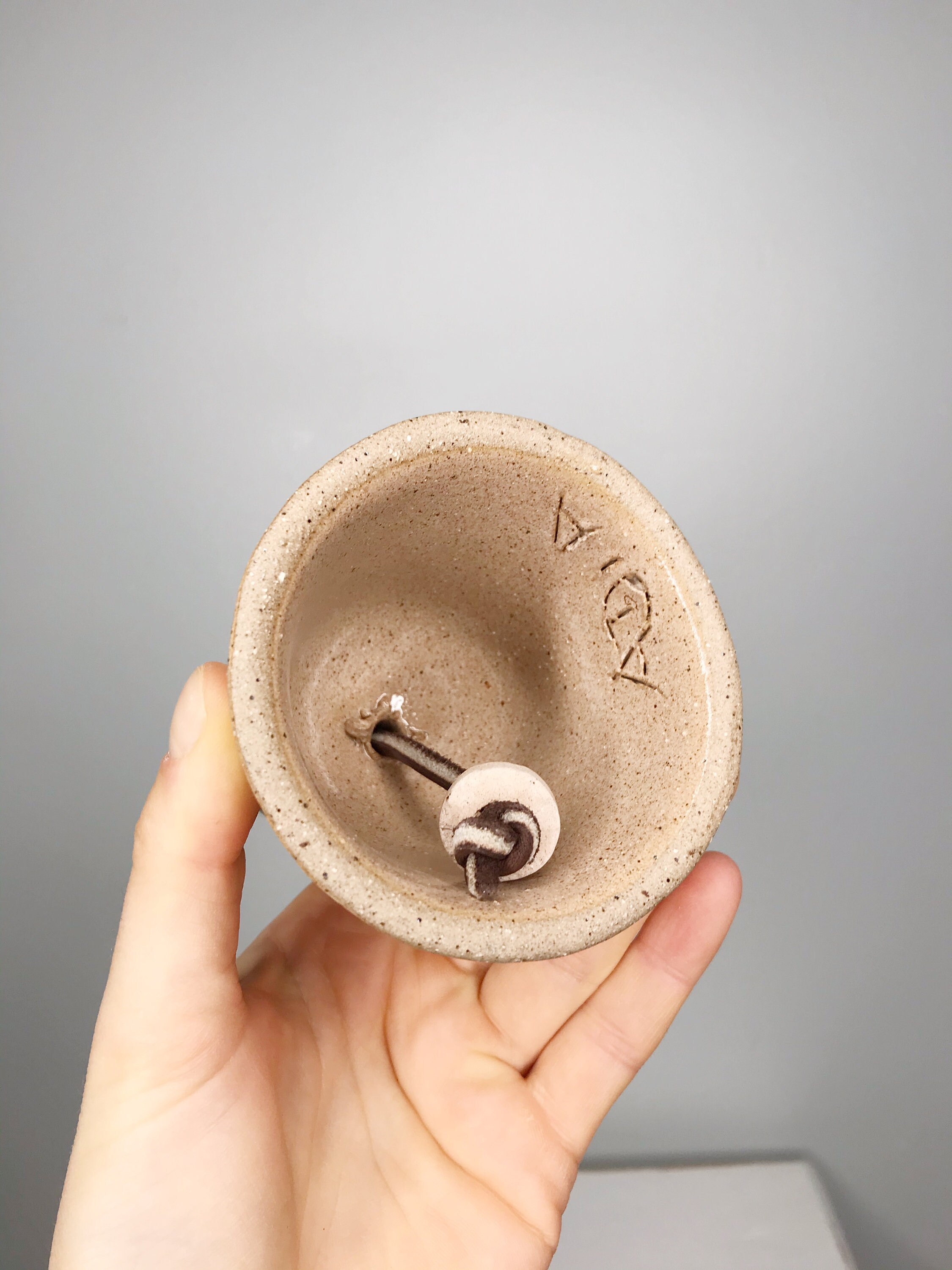 Vintage Adia pottery bell handmade ceramic bell | Etsy