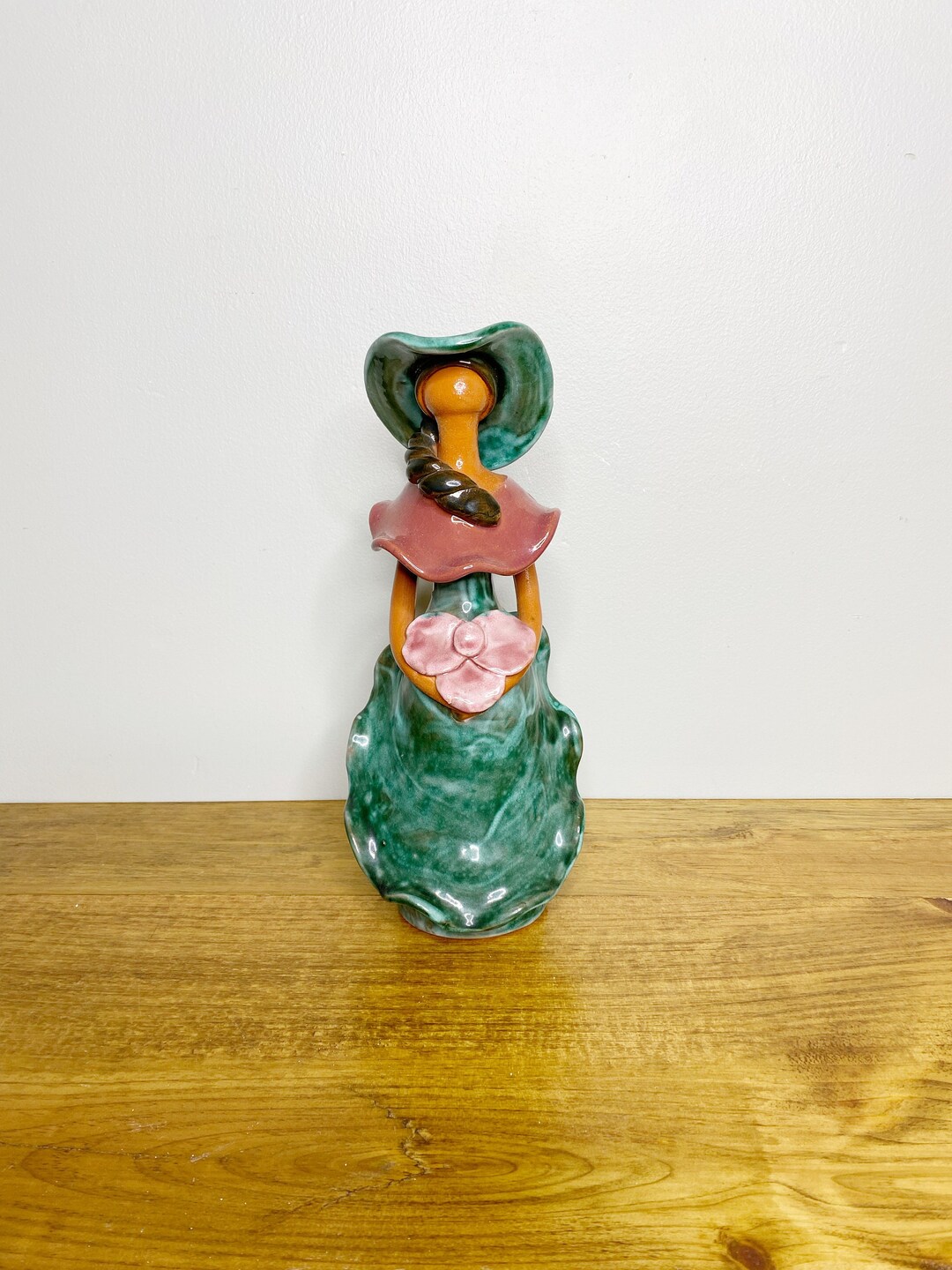 Vintage Colombian Clay Figurine, Unique Woman Art Statue - Etsy