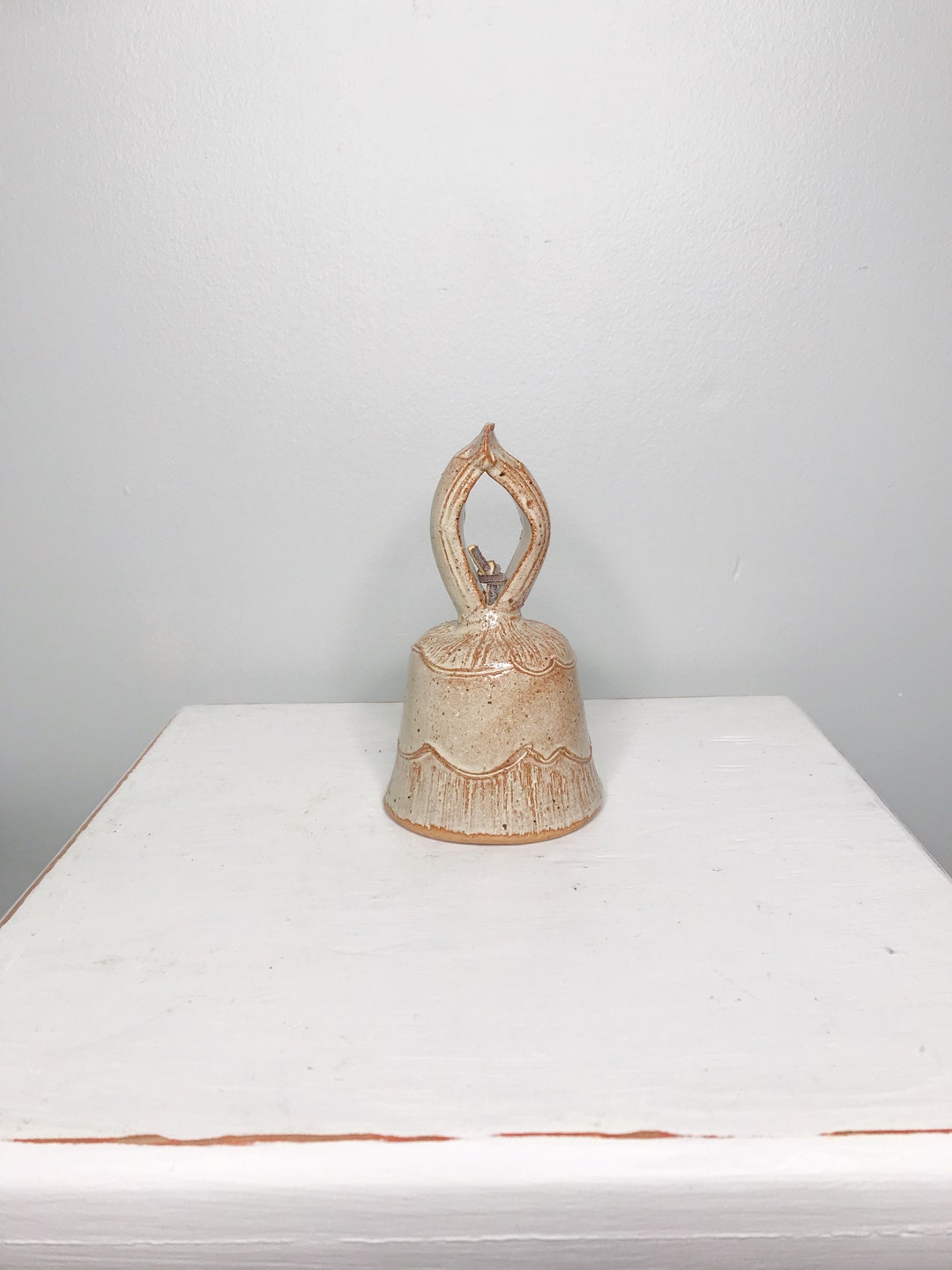 Vintage Adia Pottery Bell, Big Ceramic Handmade Bell - Etsy