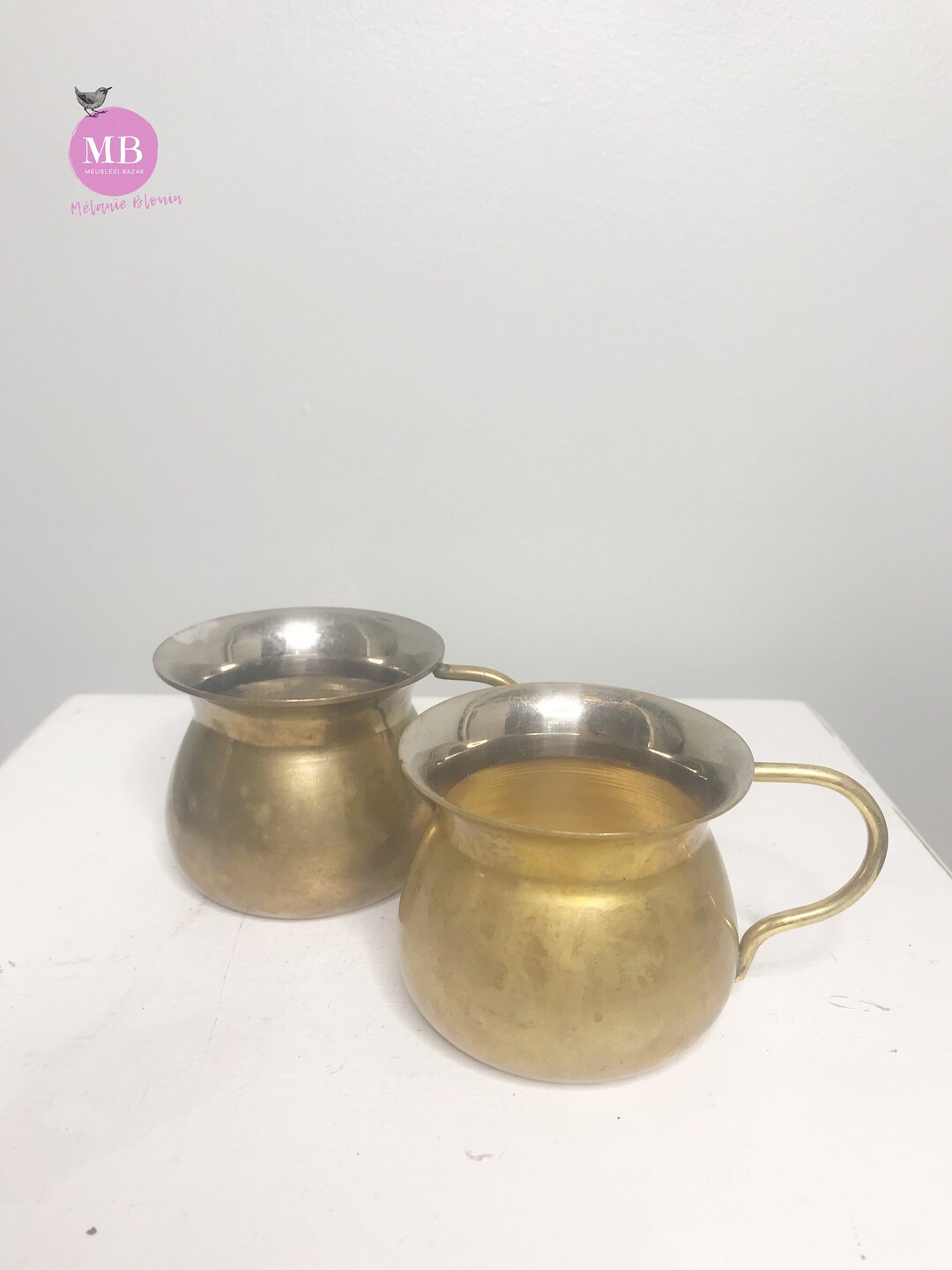 Vintage Brass Cups, Brass Mugs, Metal Beer Mug - Etsy