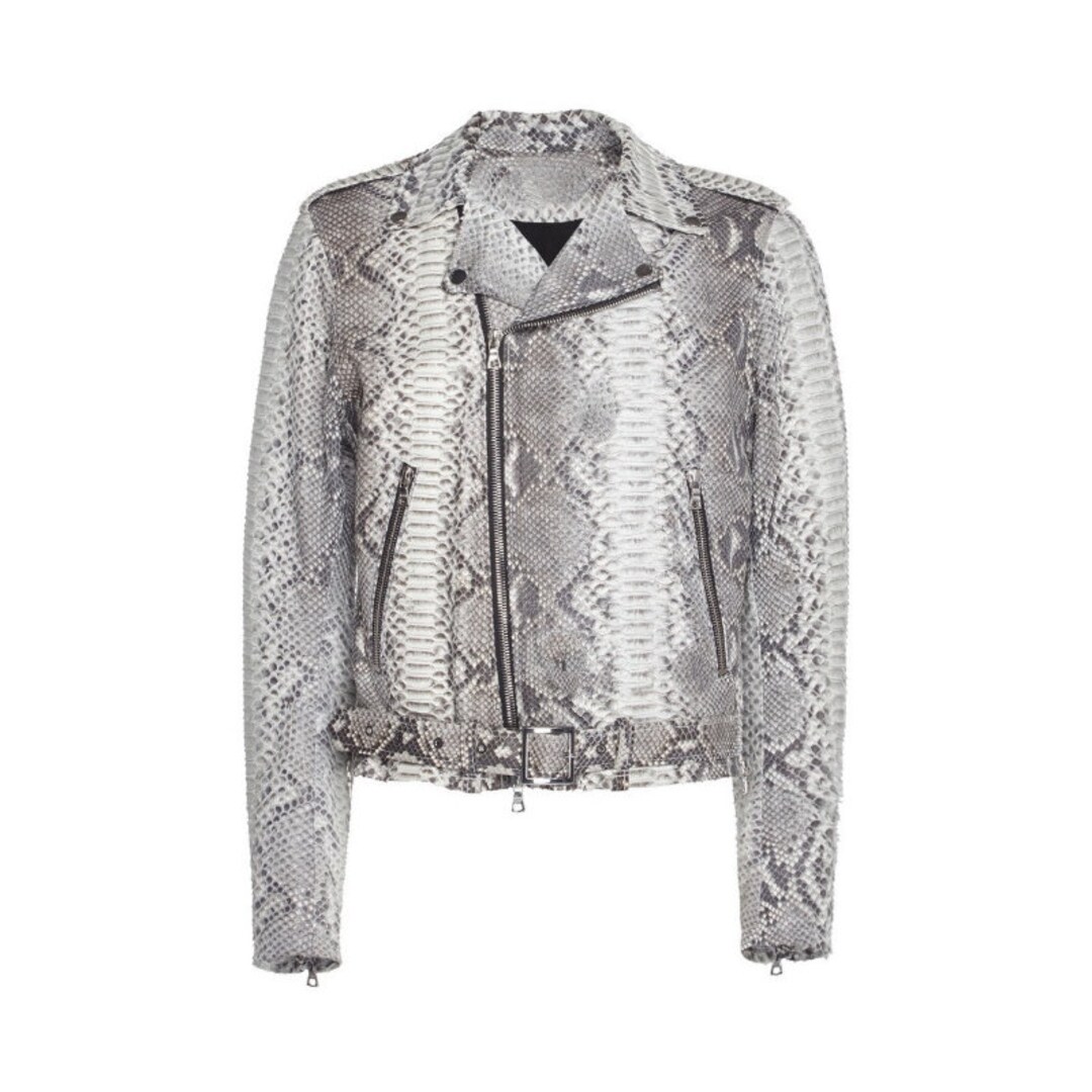 Python Leather Jacket Men Custom Biker Size M - 4XL Premium Quality - Etsy