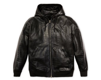 Python Leather Jacket Men Custom Biker Size M 4XL Premium | Etsy