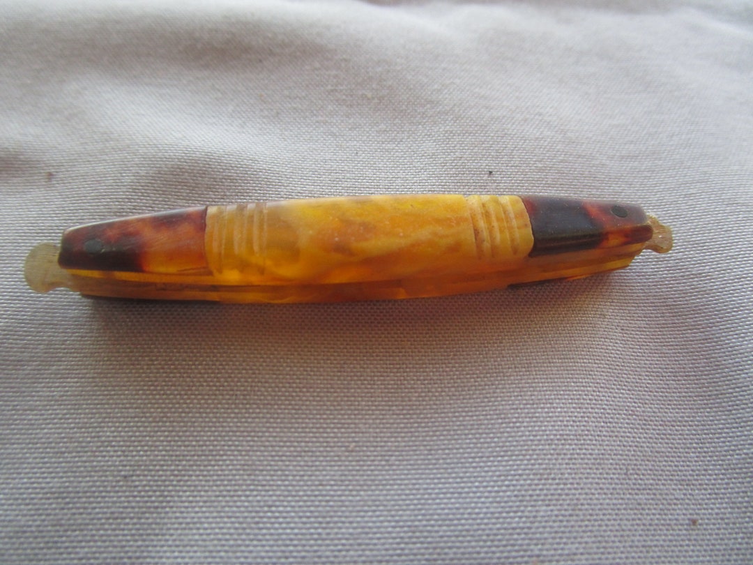 Very Rare 19th C Antique Horn & Natural 2 Blade Folding Pocket ...