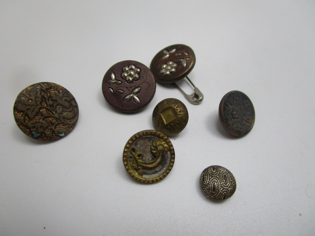 19th C Antique Victorian Picture Button Lot - Etsy