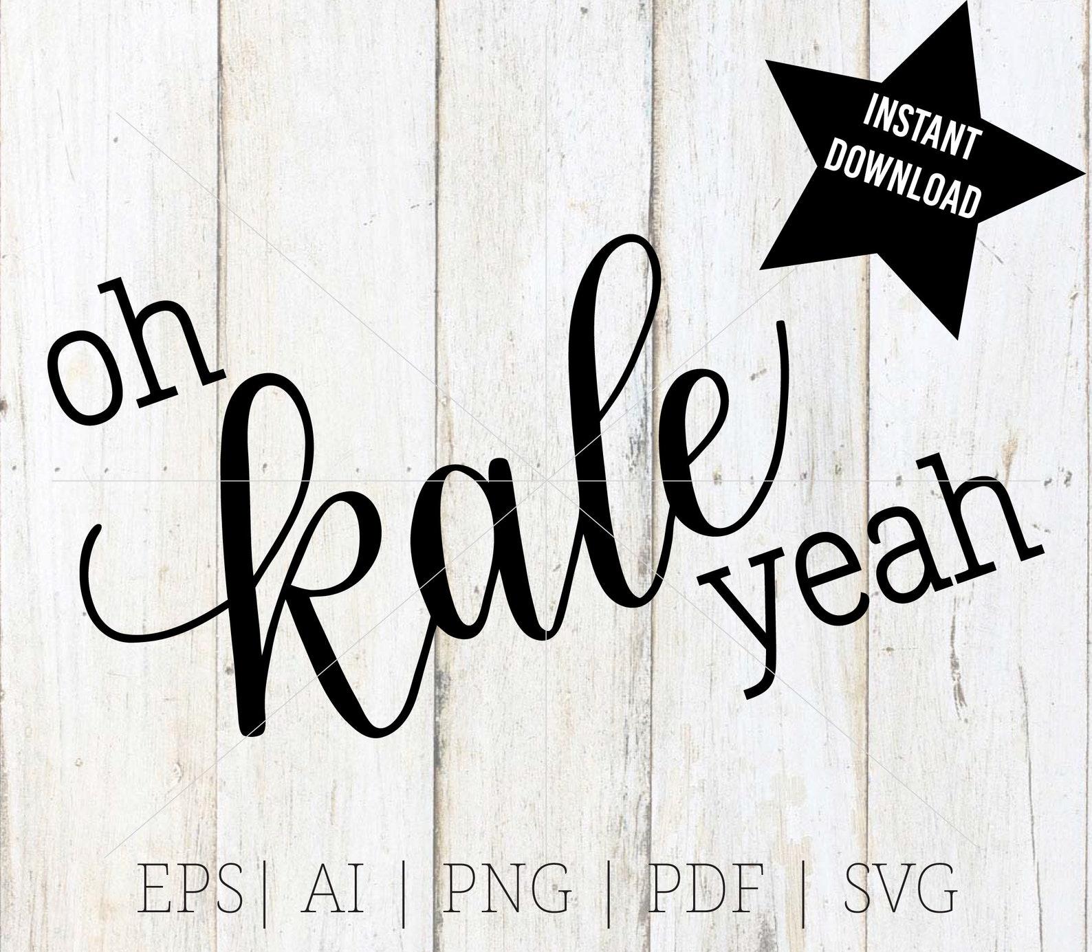 Oh Kale Yeah SVG Grocery SVG Shopping Bag Cut File - Etsy