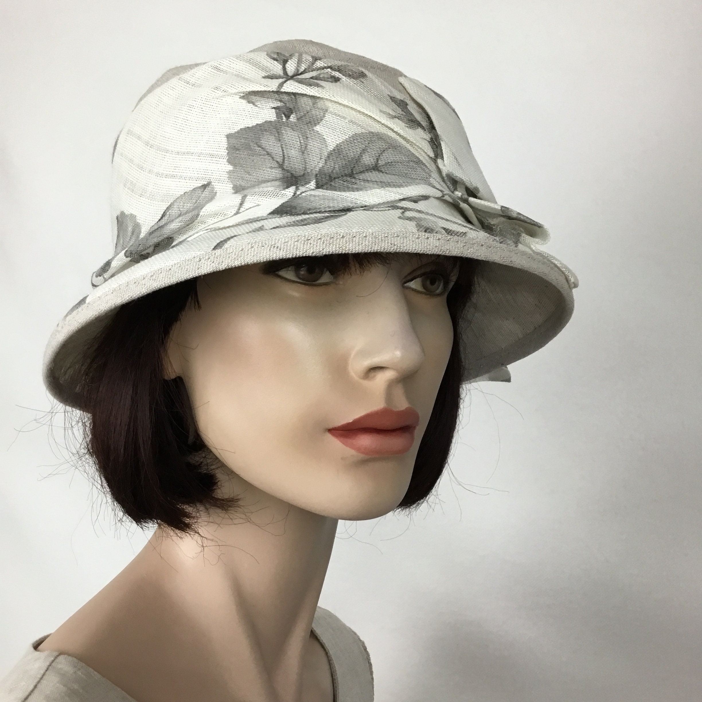 Damen Hut Sommerhut Sonnenhut 100% Leinen Handmade NEU | Etsy
