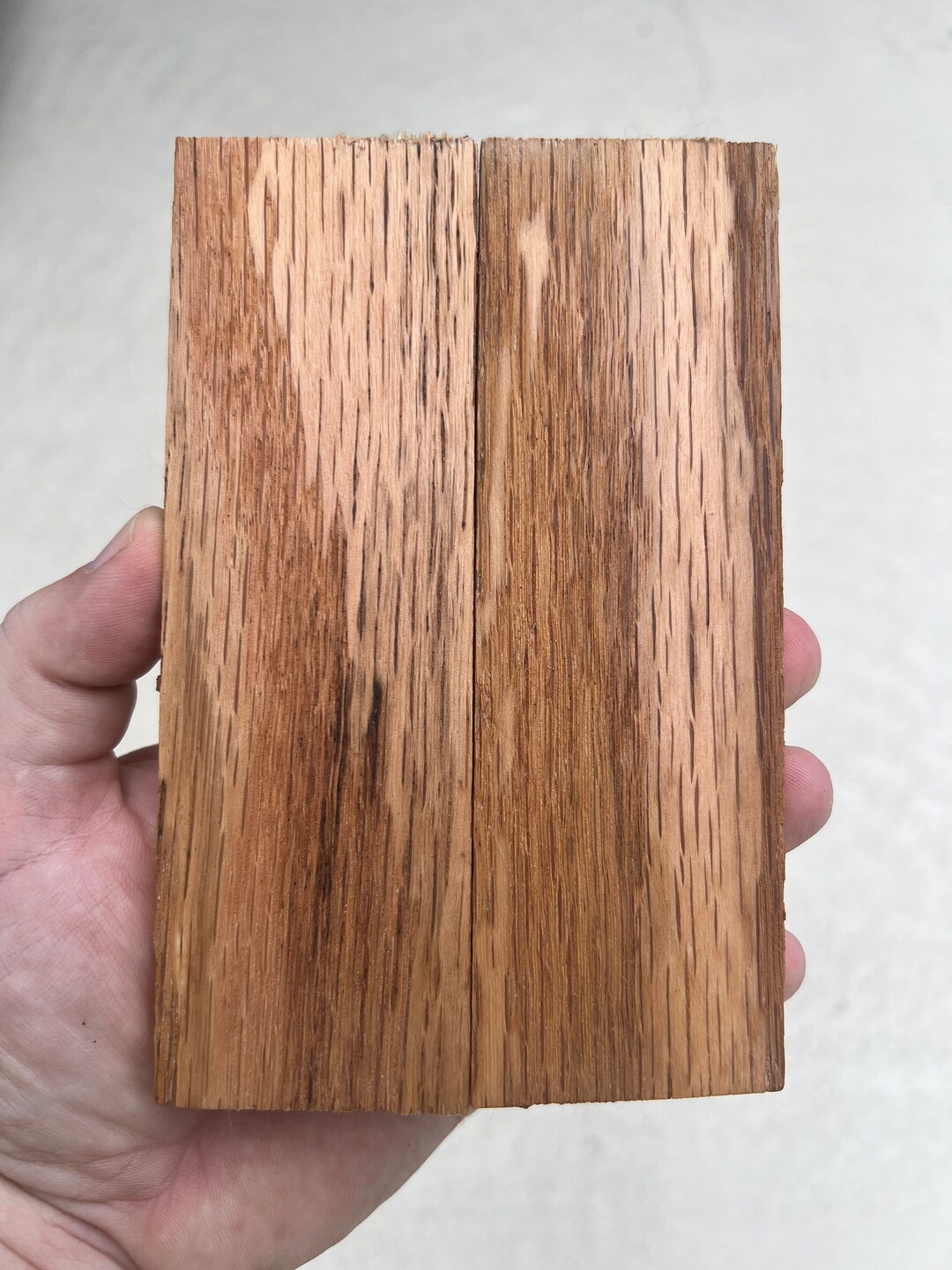 Spalted White Oak - Stabilized Knife Scales - Set of Book Matched - Etsy