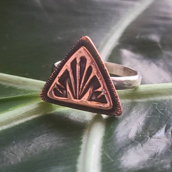 Pyramid Ring - Etsy