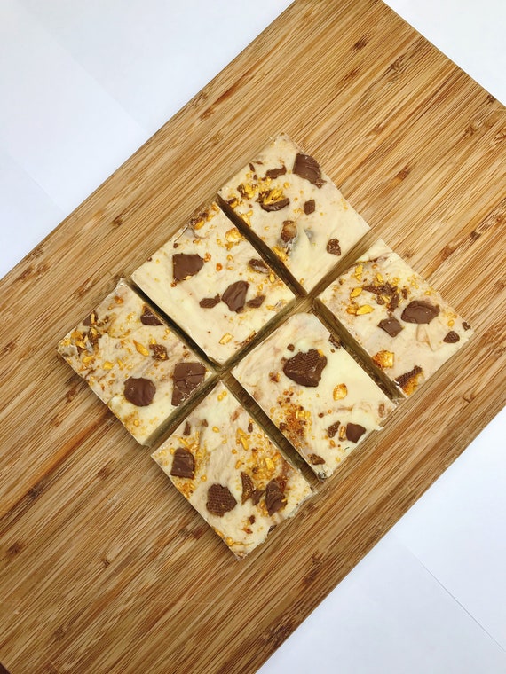Crunchie honeycomb Fudge Blocks 6 Pack Postal Treats | Etsy UK