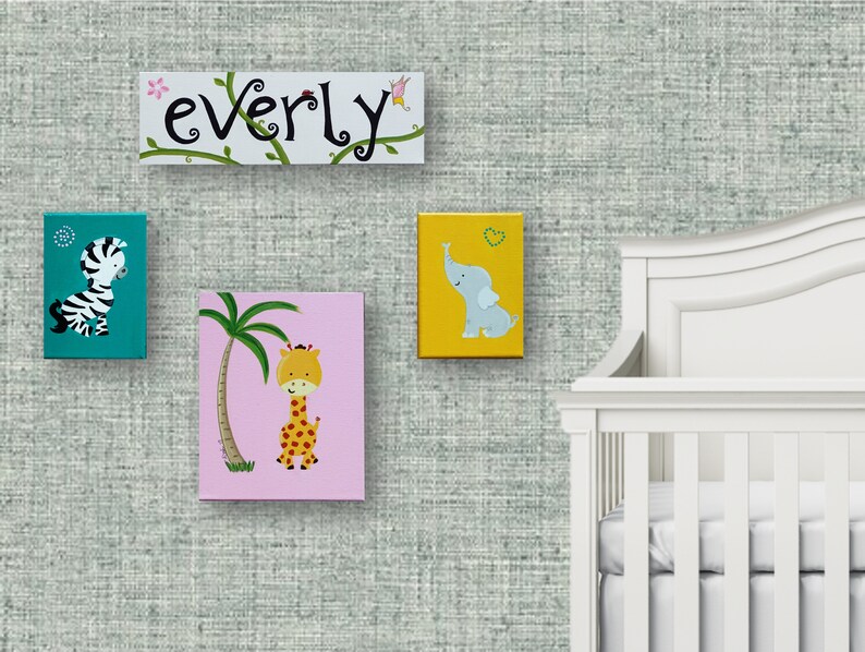 Custom Name Paintings - Etsy