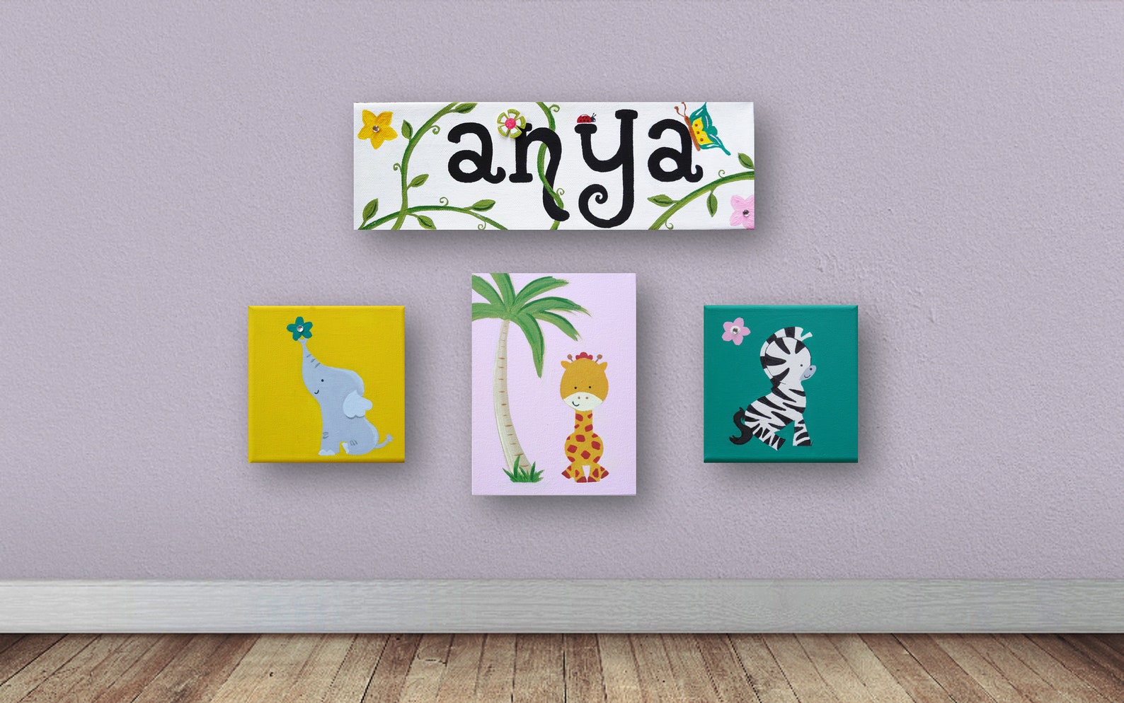 Custom Name Paintings - Etsy