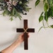 Handmade Wood Cross W/ Twine Rope, Easter Cross, Church Home Chapel ...