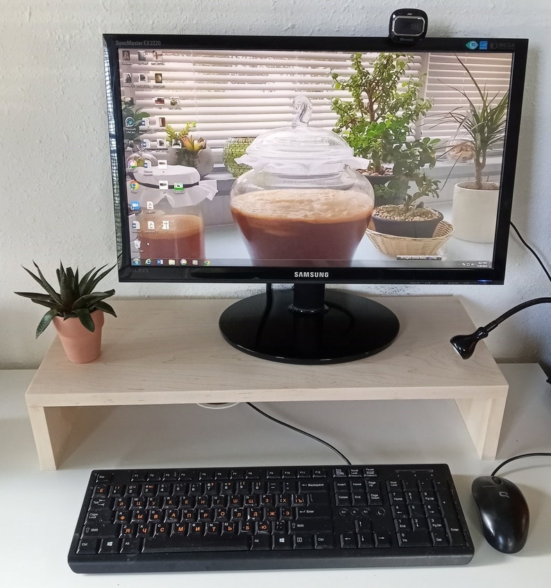 Universal Monitor Stand Elevated Computer Stand Desk - Etsy