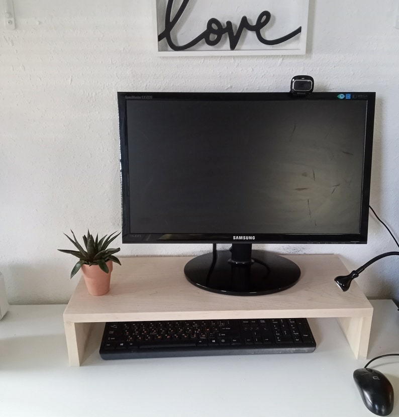 Universal Monitor Stand Elevated Computer Stand Desk - Etsy