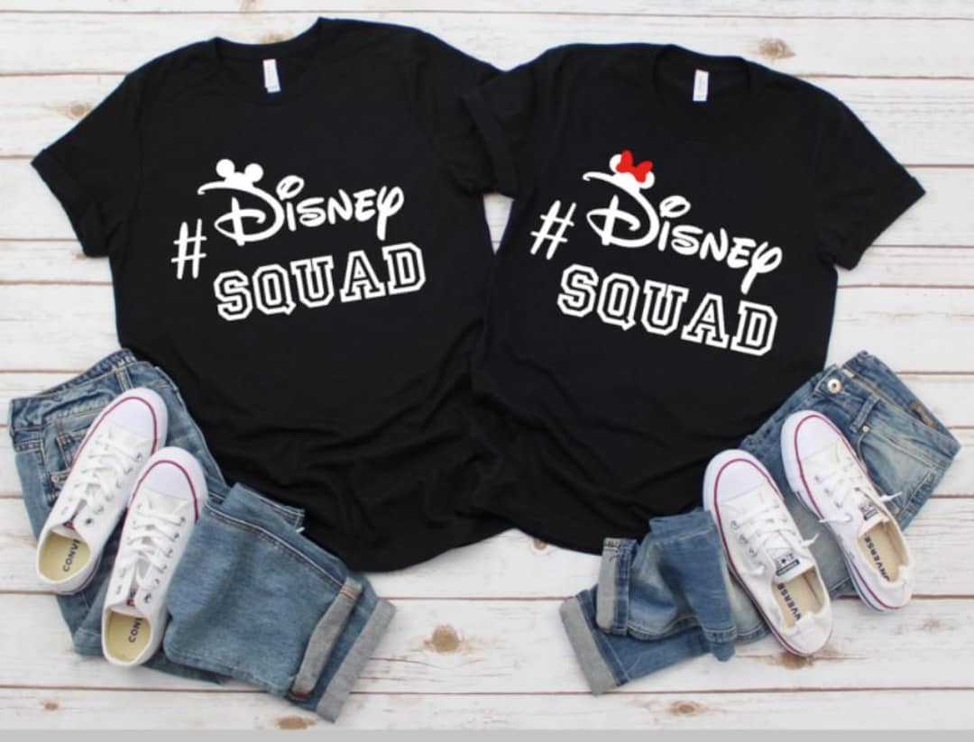 Disney Squad Heat Transfer Vinyl Decals. Mickey, Minnie, Disneyland ...