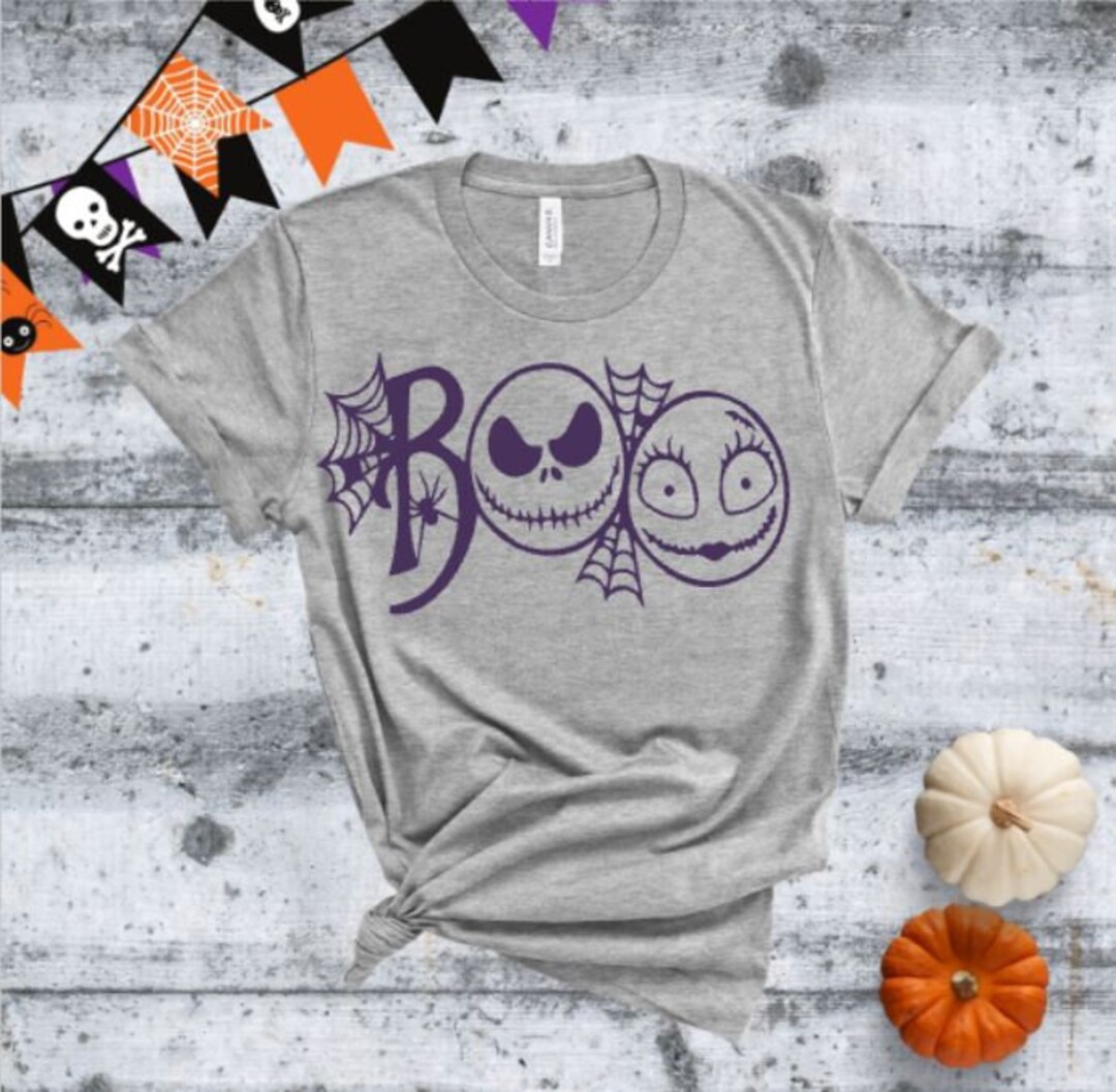 Disney Halloween Nightmare Before Christmas Boo Heat Transfer Vinyl ...