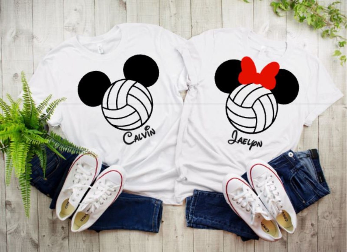 Disney Mickey and Minnie Volleyball Htv Disney Trip Heat | Etsy