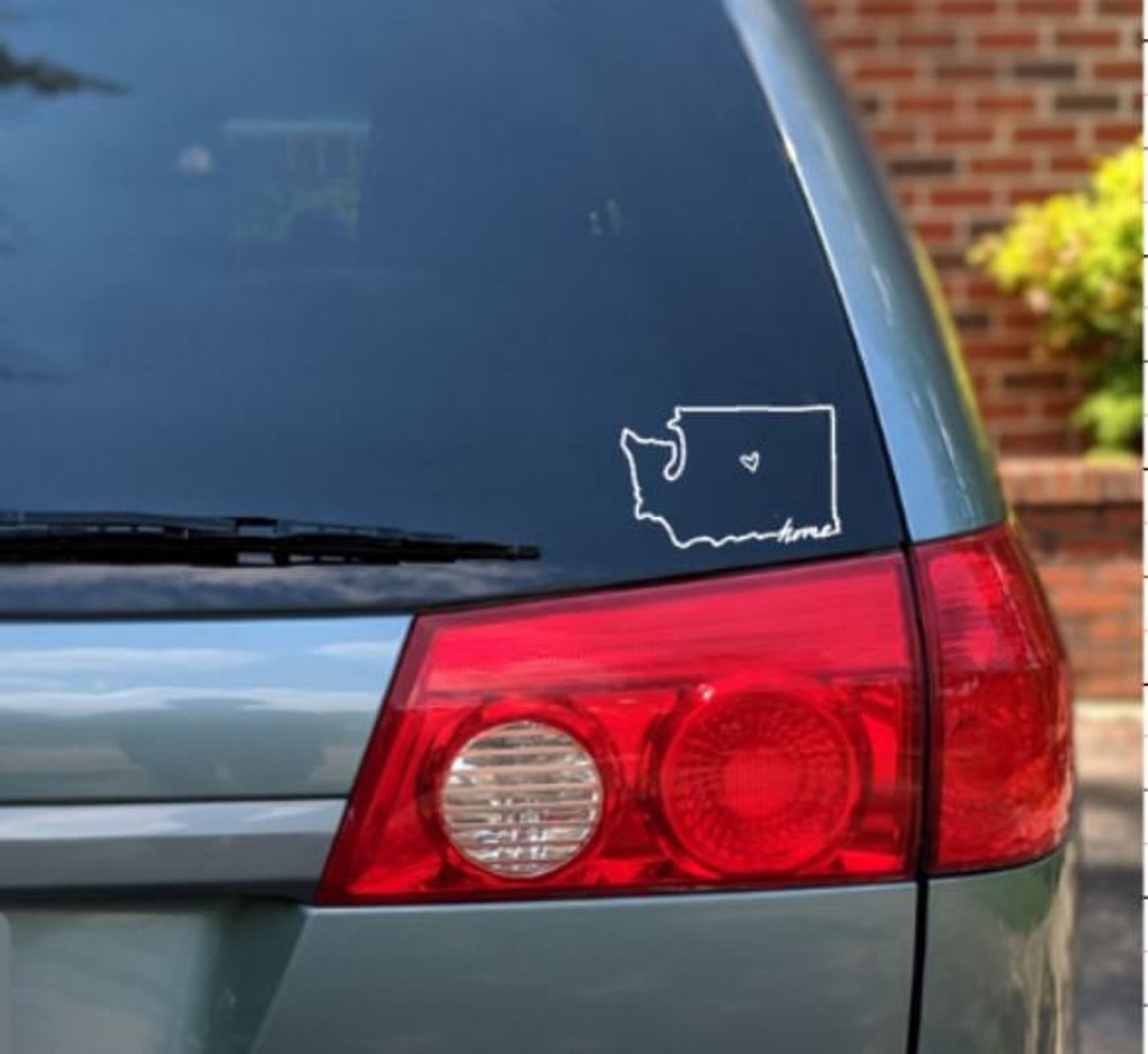 Your state car vinyl decal home washington united states | Etsy