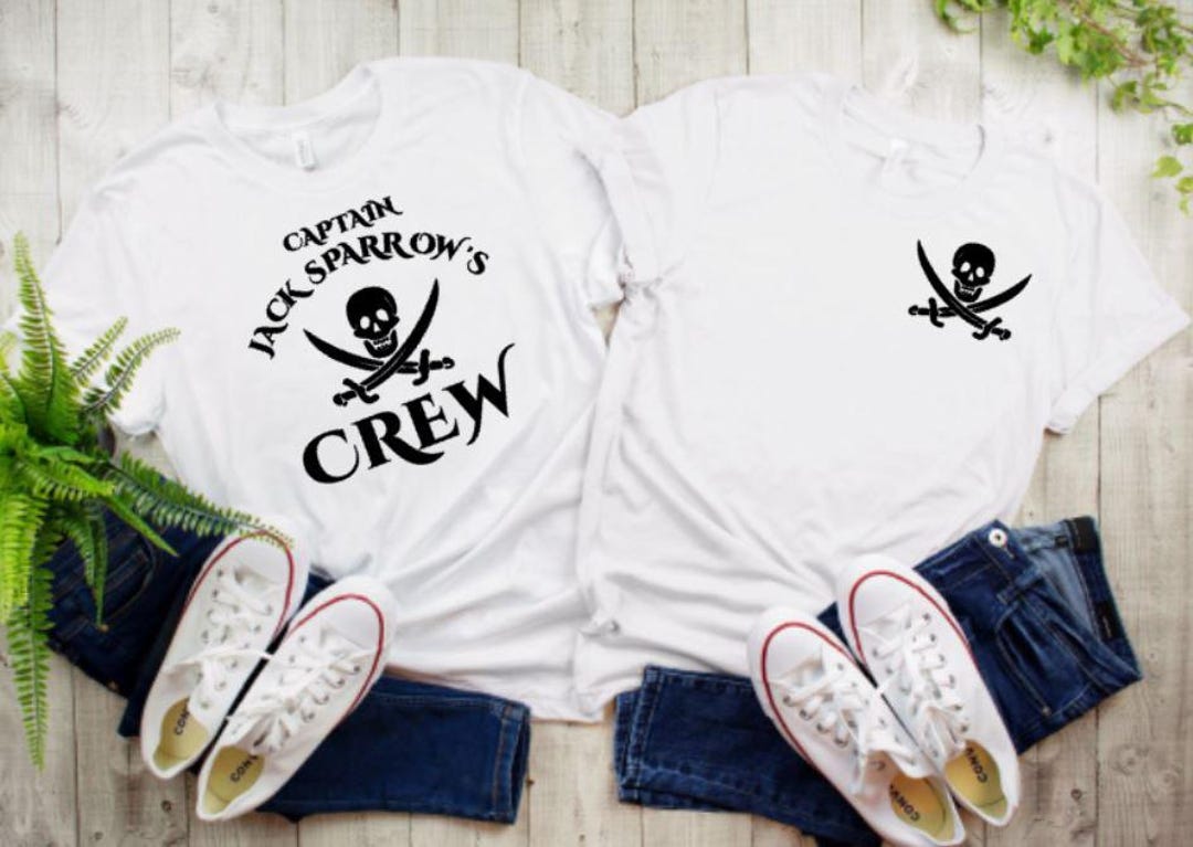 Jack Sparrow's Crew Disney Iron On, Heat Transfer Vinyl Decal, Mickey ...