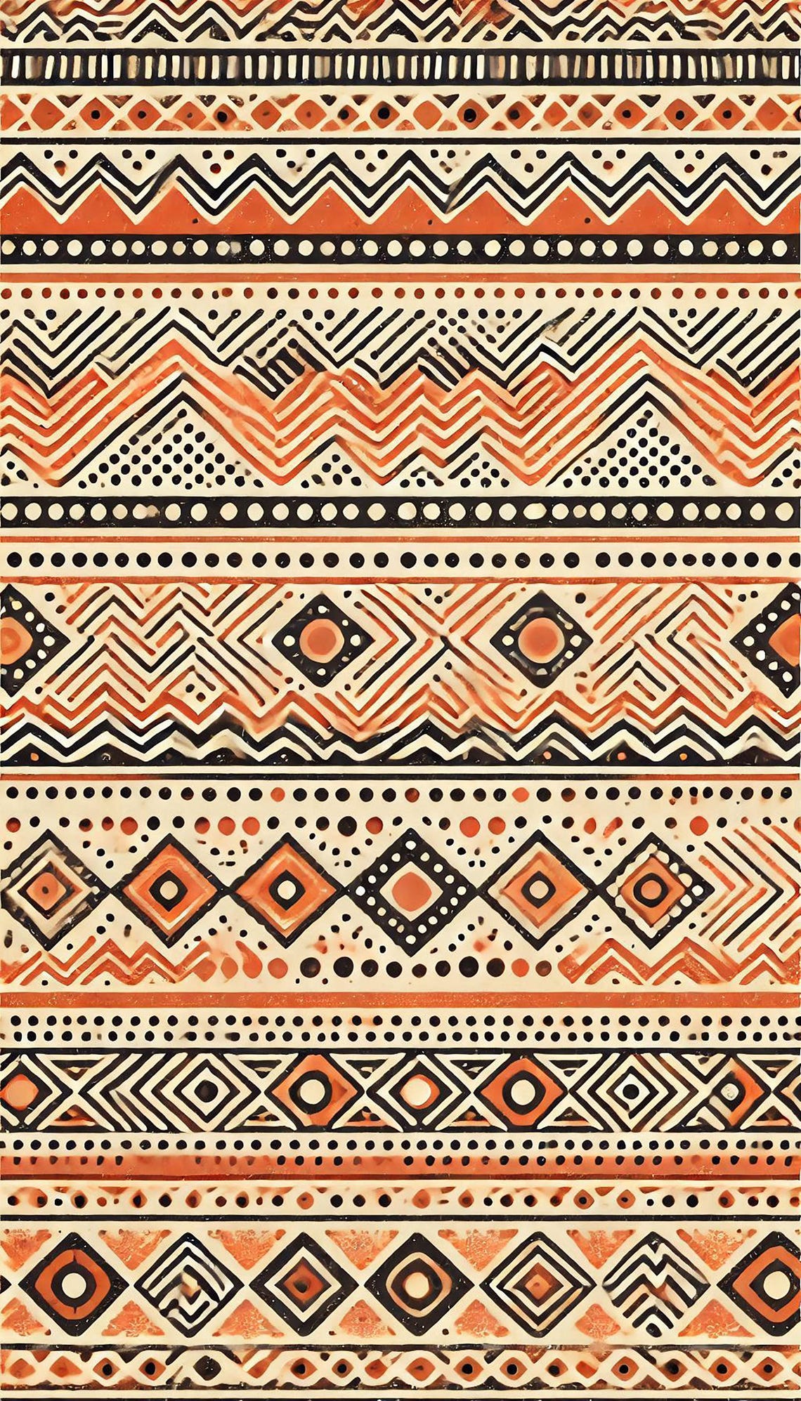Orange is the New Black: A Homage to Africa 2 Panel / Background ...