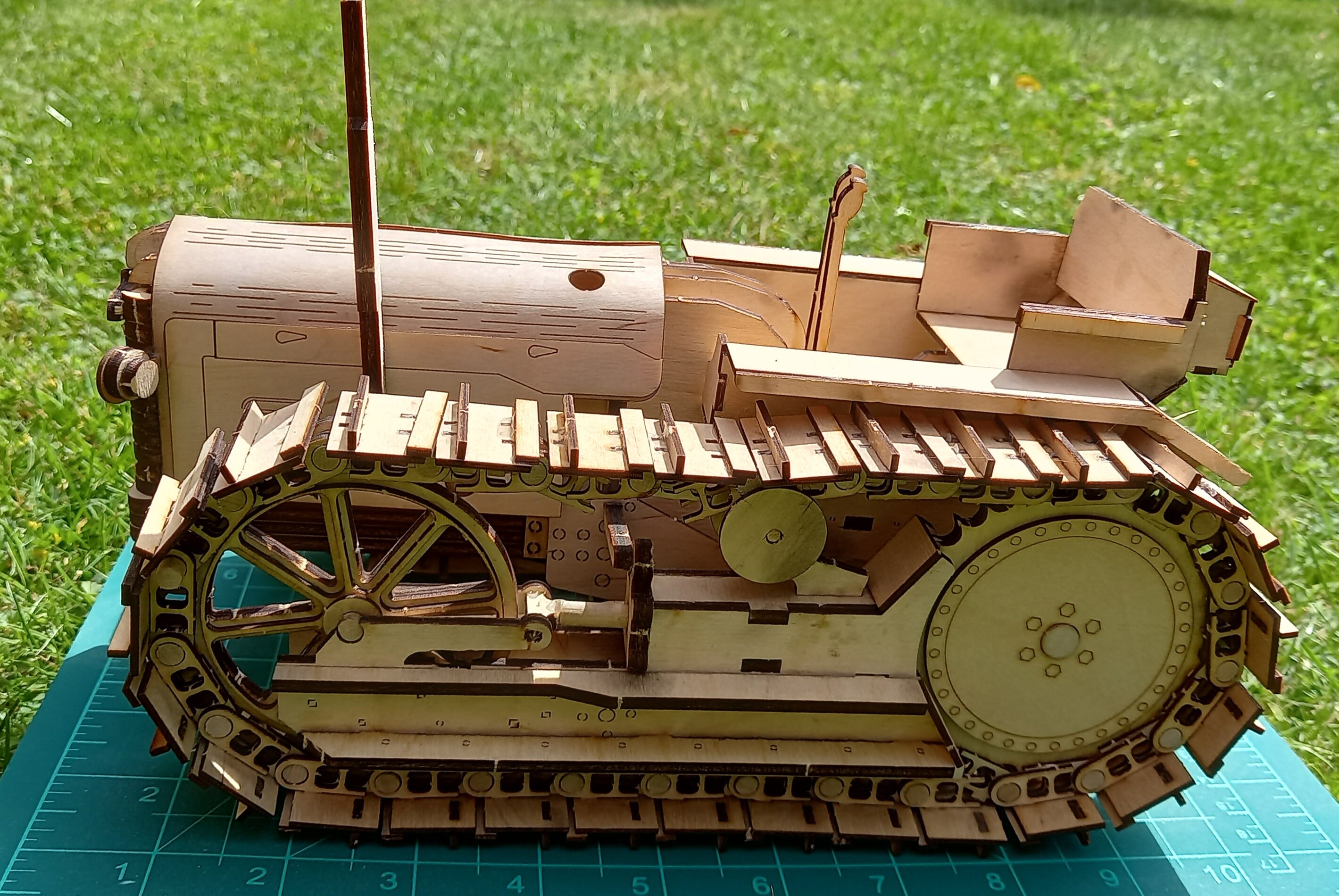 County Fordson Major 1954 Full Track Conversion 1/12 Scale Wooden Model ...