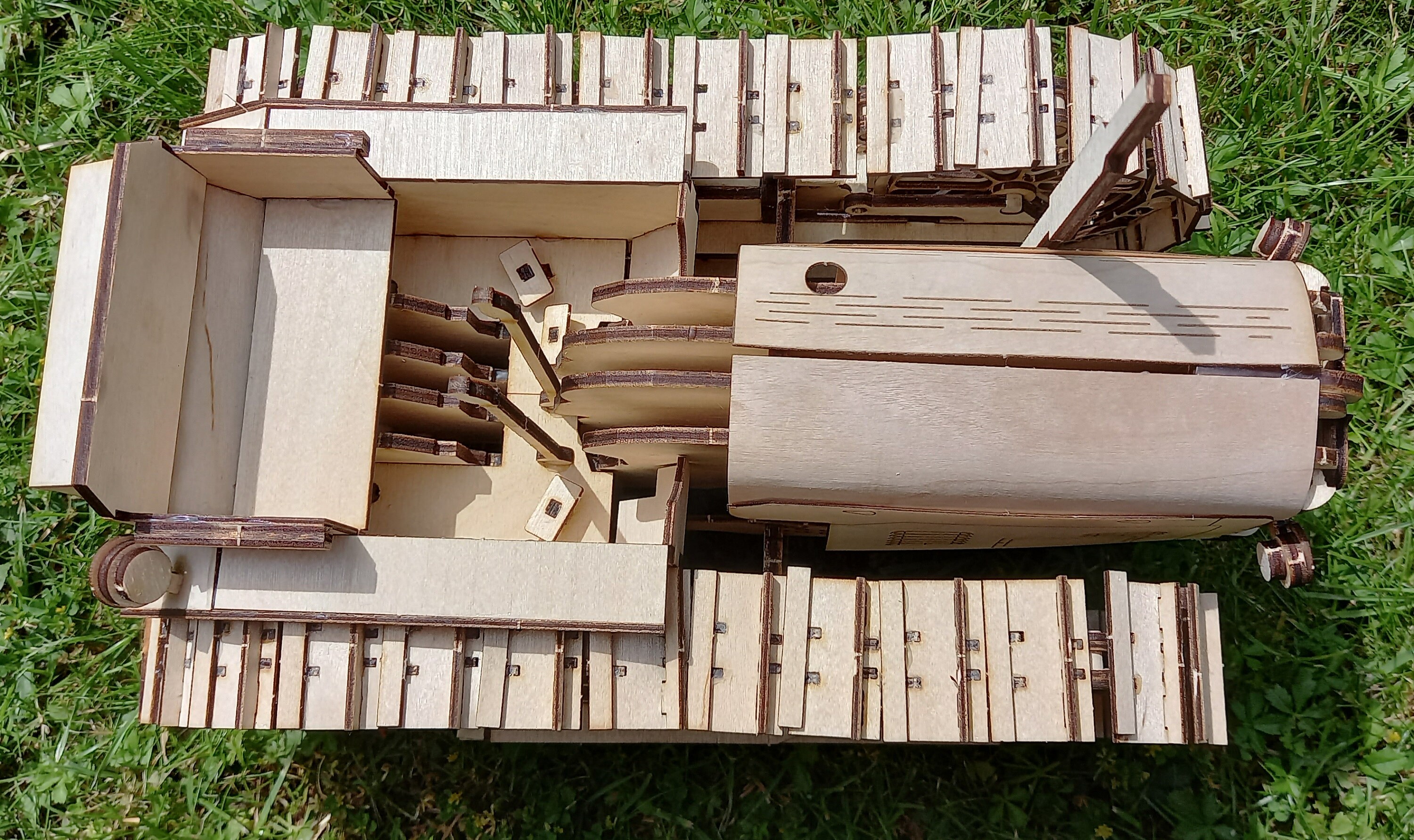 County Fordson Major 1954 Full Track Conversion 1/12 Scale Wooden Model ...